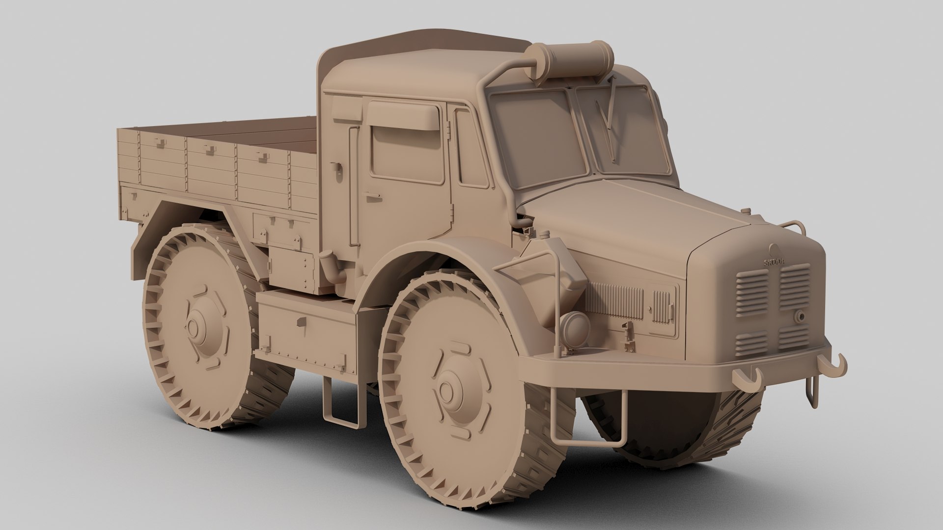 3d Model German Skoda Rso