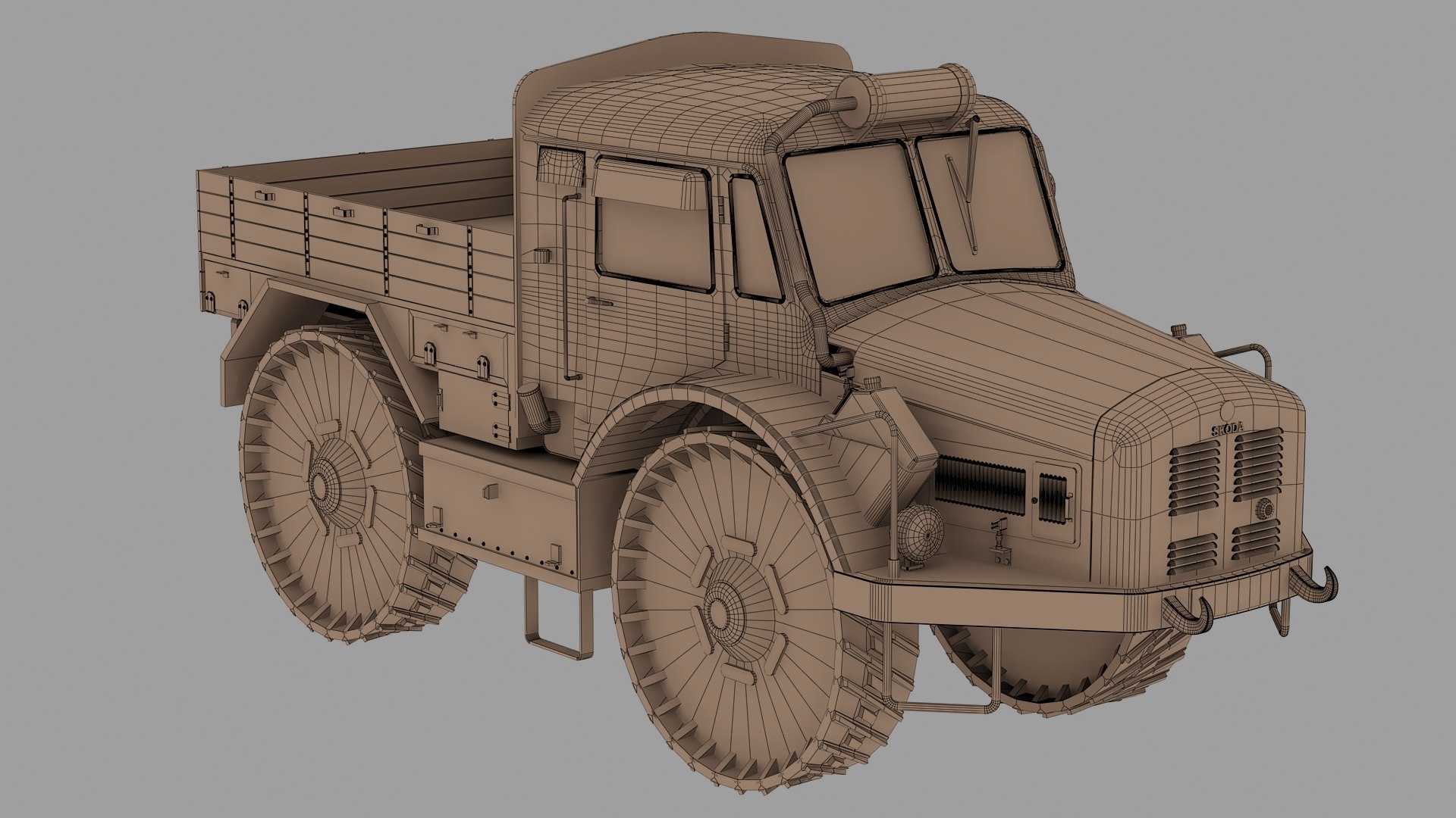 3d Model German Skoda Rso