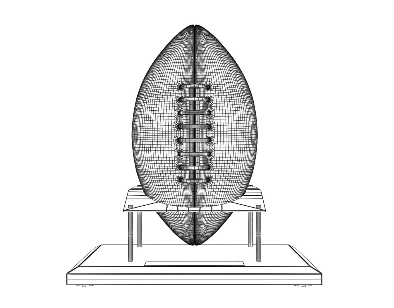 Football Ball Stand 3D Model - TurboSquid 1206153