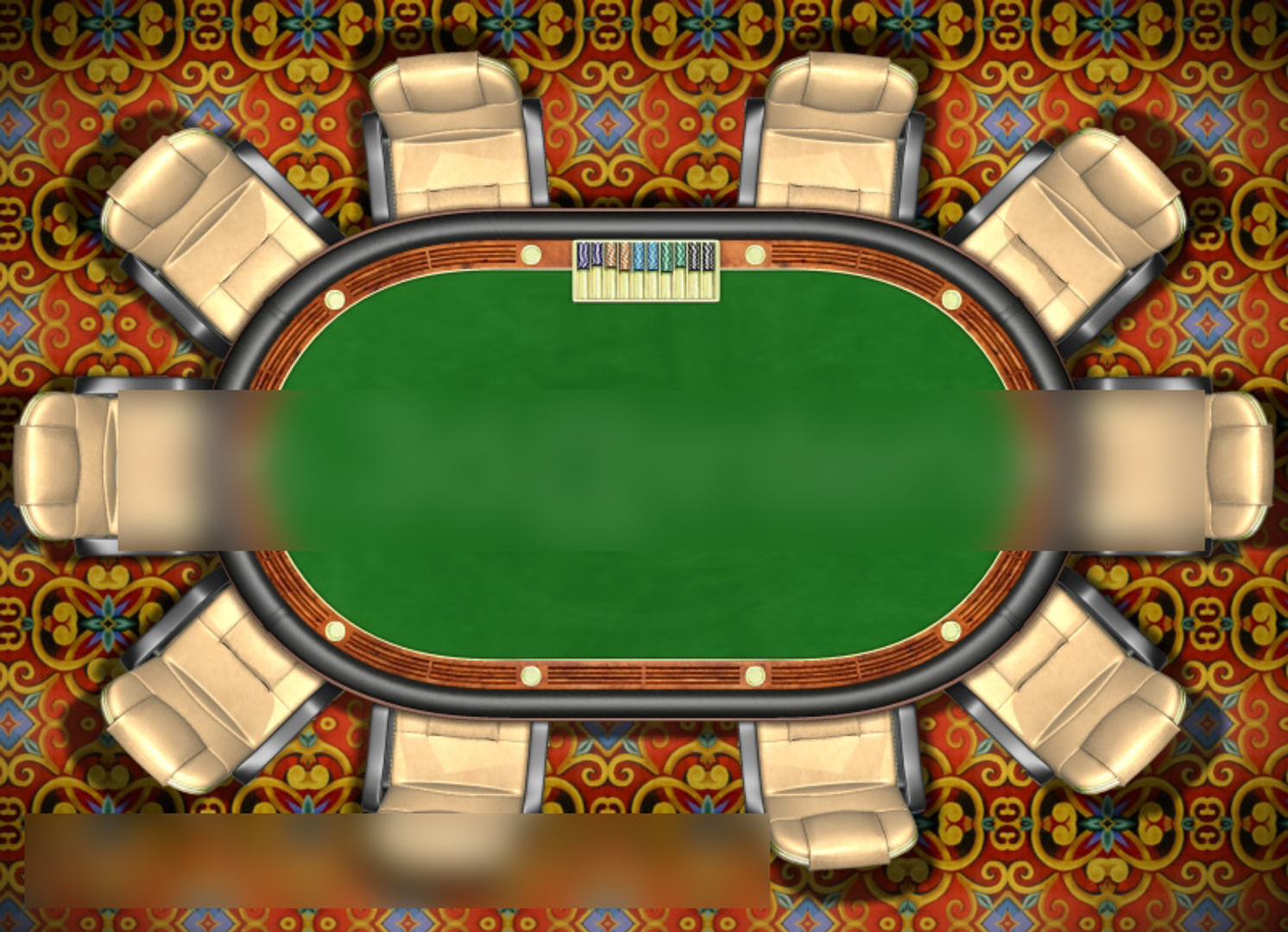 poker table 3d max