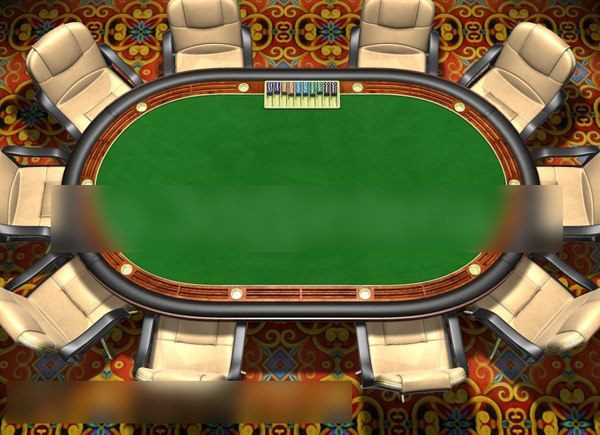 poker table 3d max