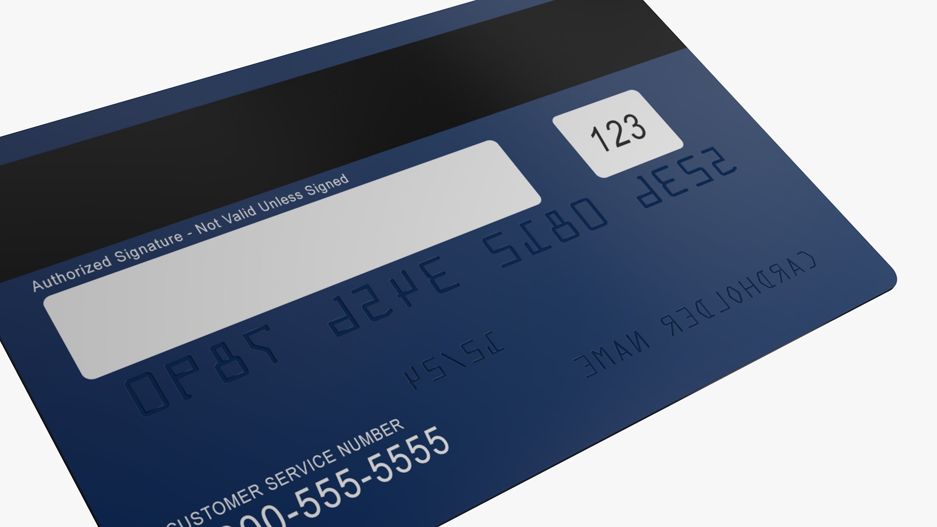 Credit Card Model - TurboSquid 1876509