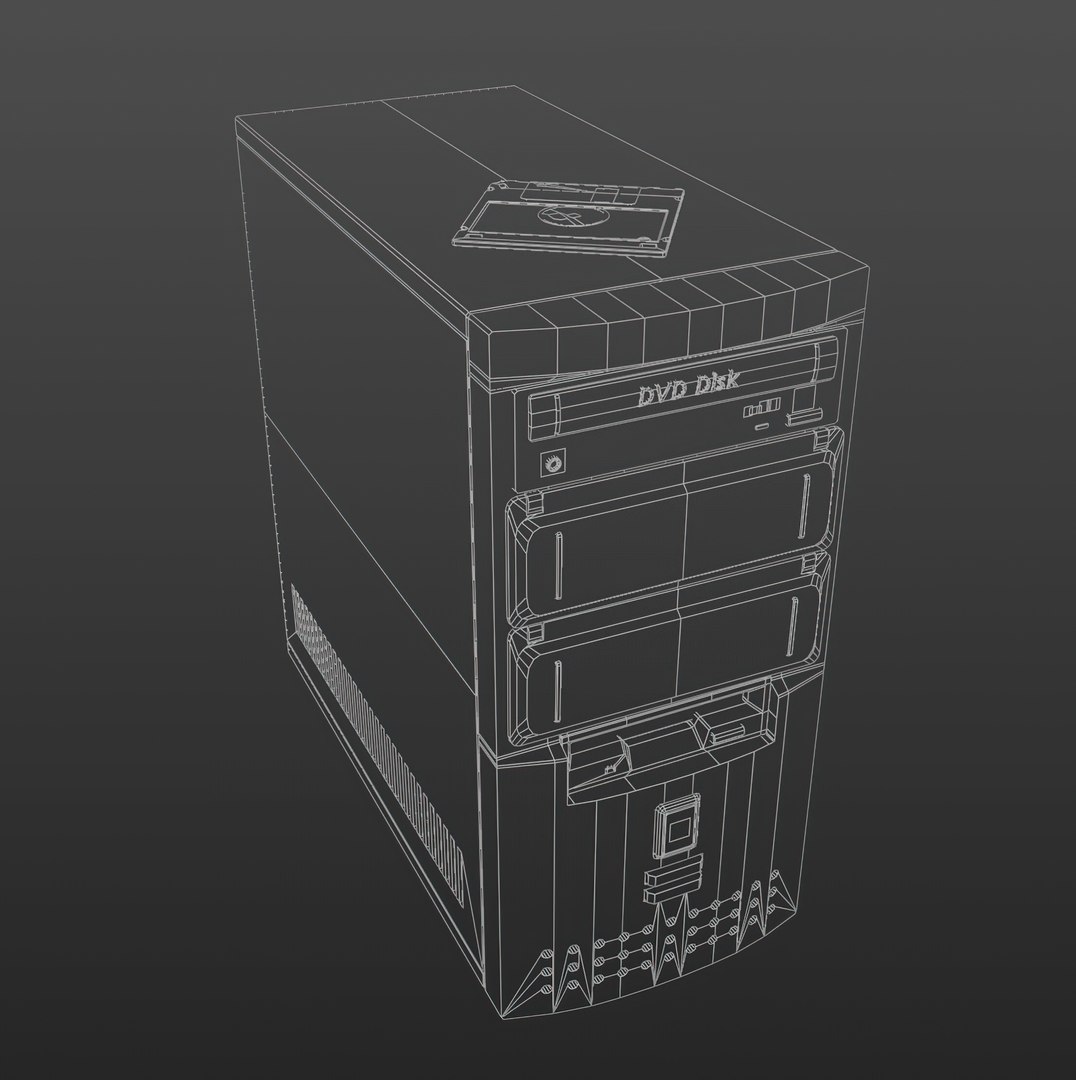 Old System Unit 3D Model - TurboSquid 1986394