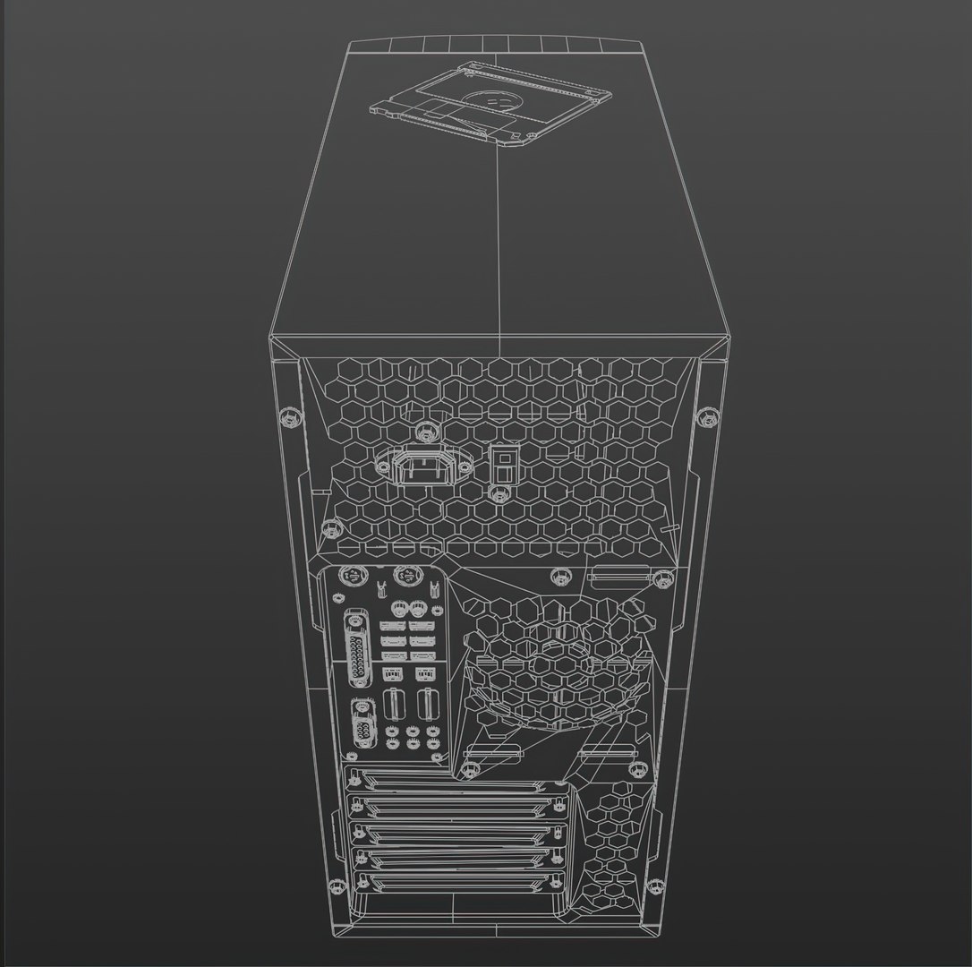 Old System Unit 3D Model - TurboSquid 1986394