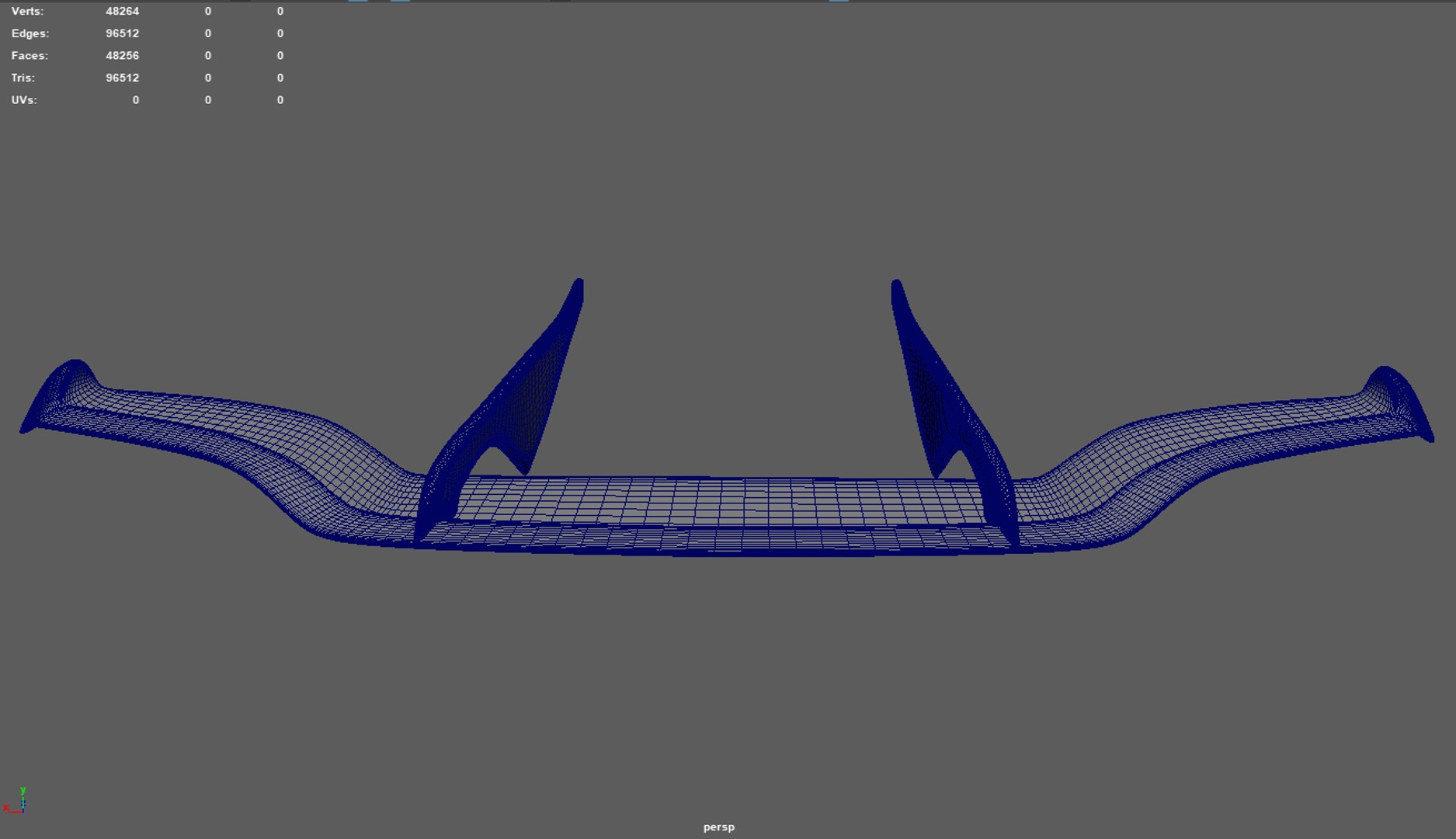 3D Car Spoiler 02 - TurboSquid 1894470