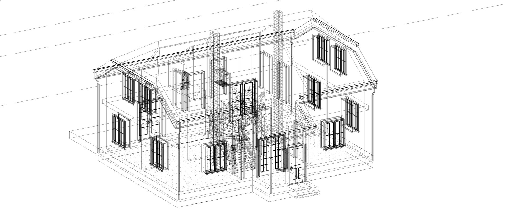 Revit north europe traditional 3D model - TurboSquid 1691539