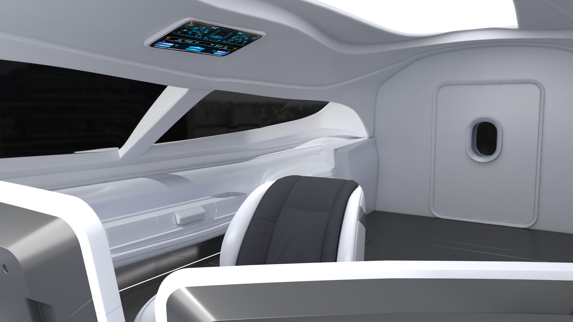 3D Future High -speed Train Cockpit Model - TurboSquid 2146212