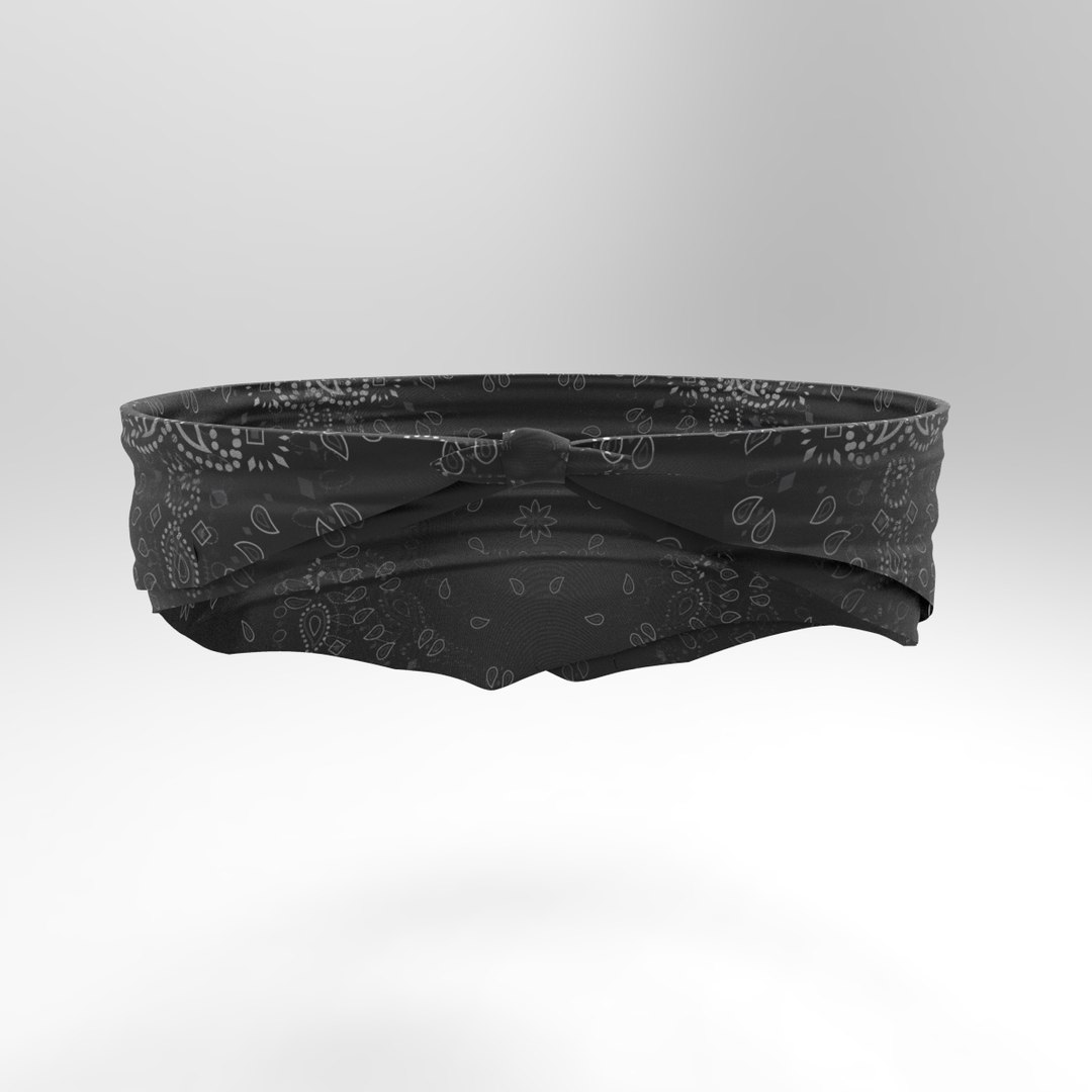 3d Model Bandana Modeled