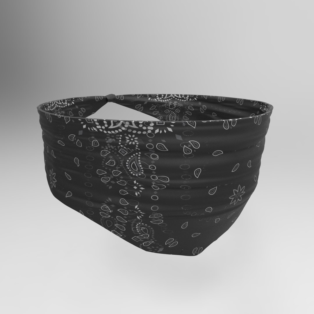 3d Model Bandana Modeled