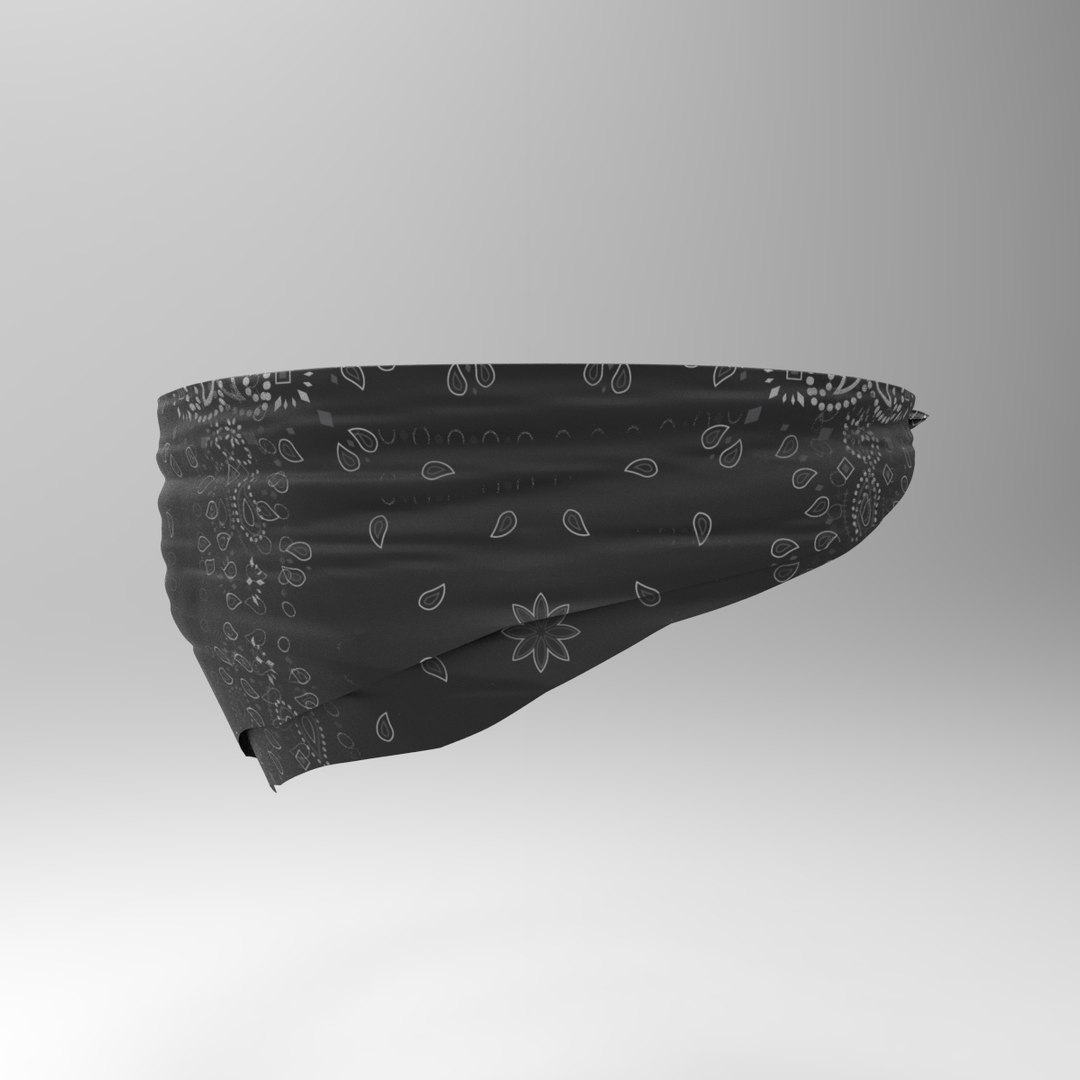 3d Model Bandana Modeled