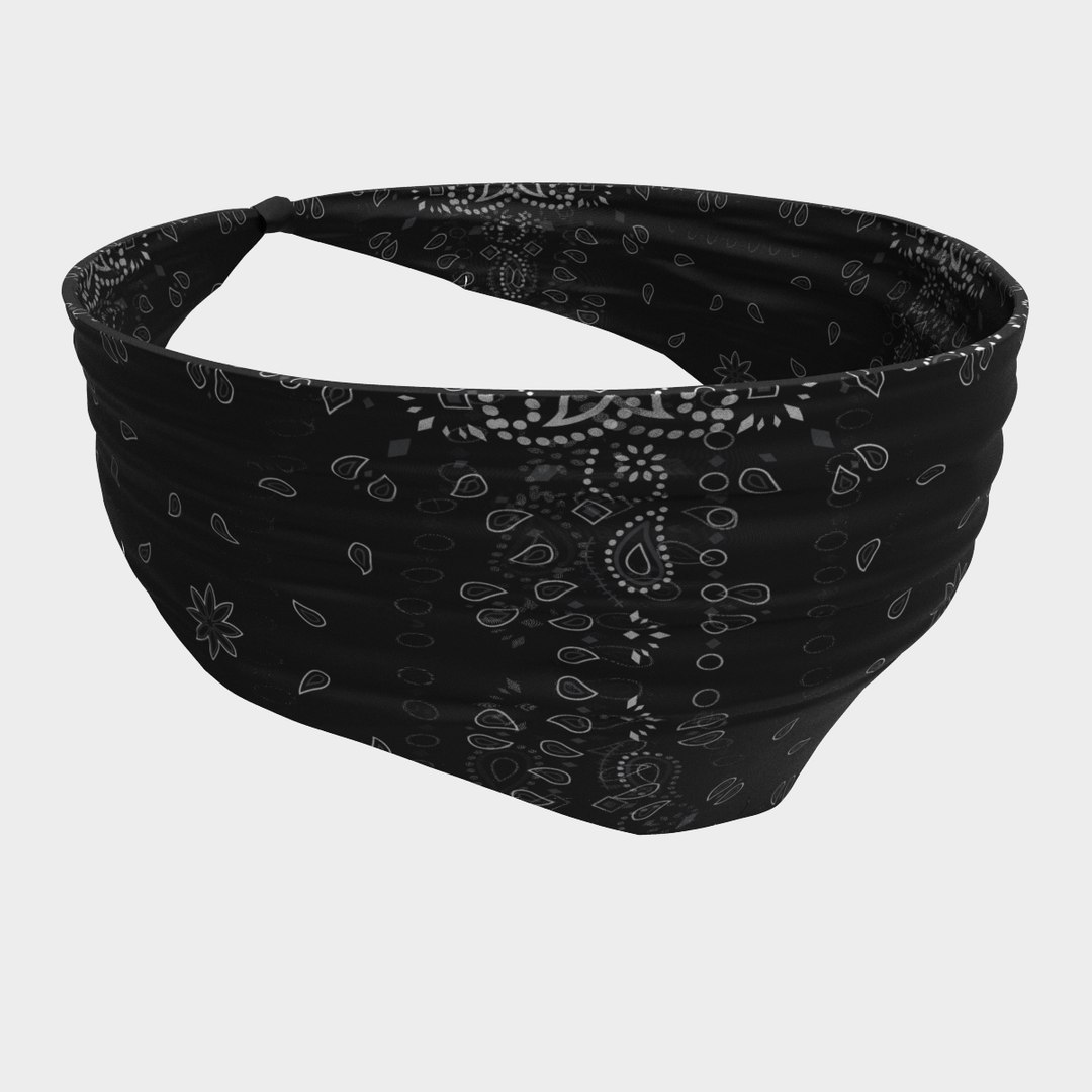 3d Model Bandana Modeled