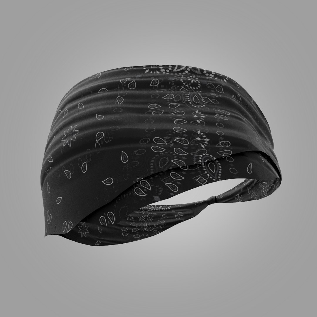 3d Model Bandana Modeled