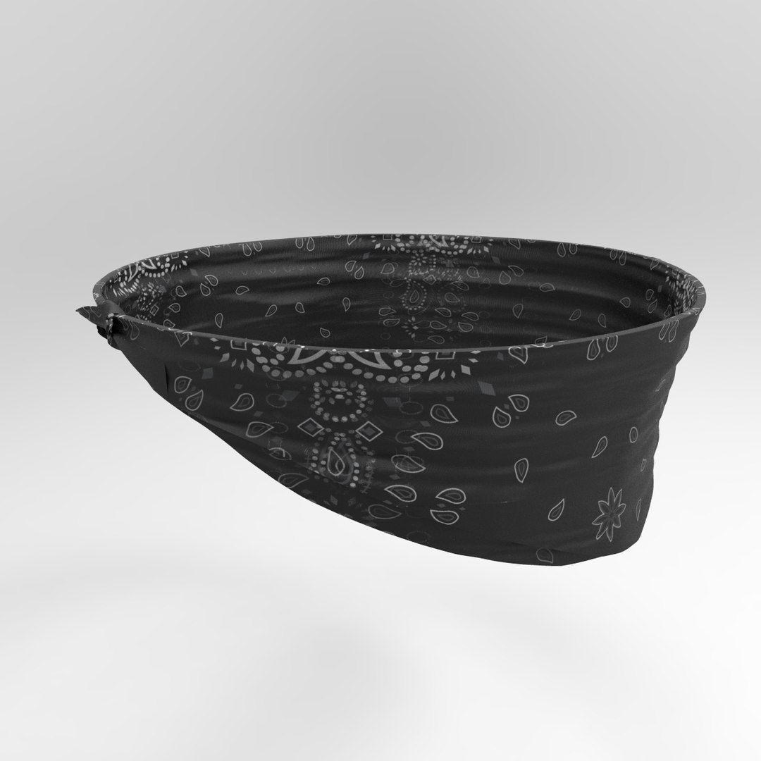 3d Model Bandana Modeled