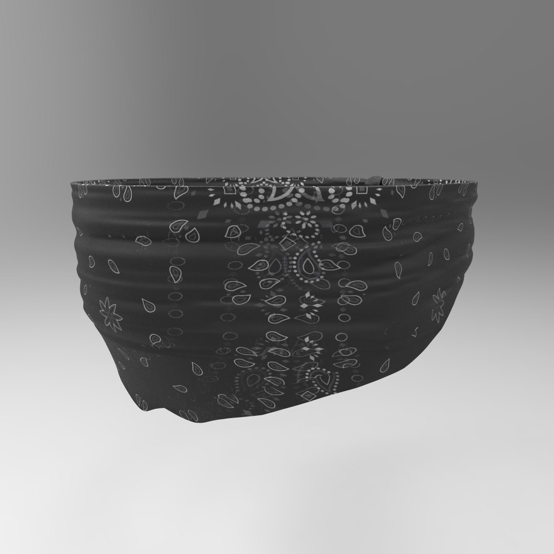 3d Model Bandana Modeled
