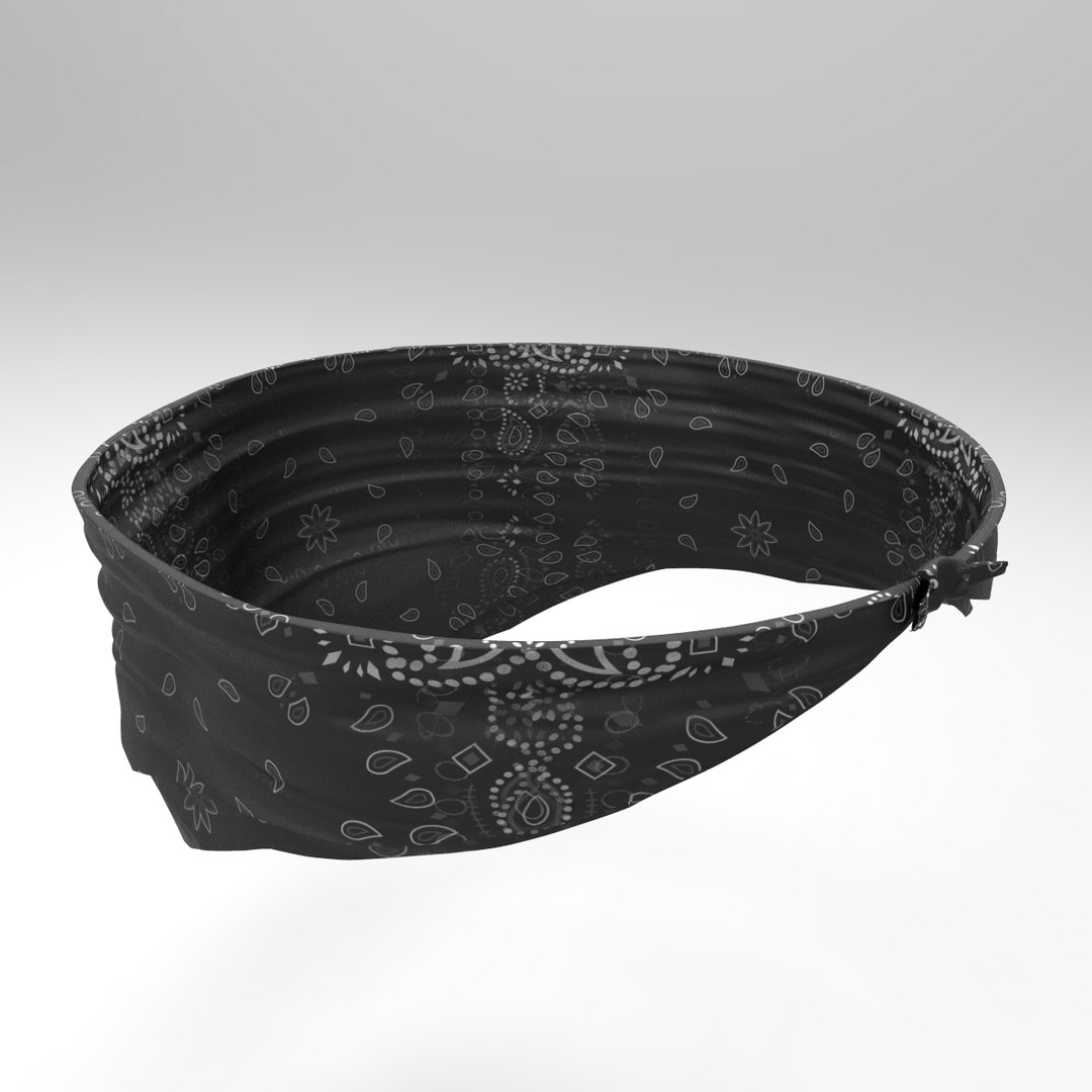 3d Model Bandana Modeled