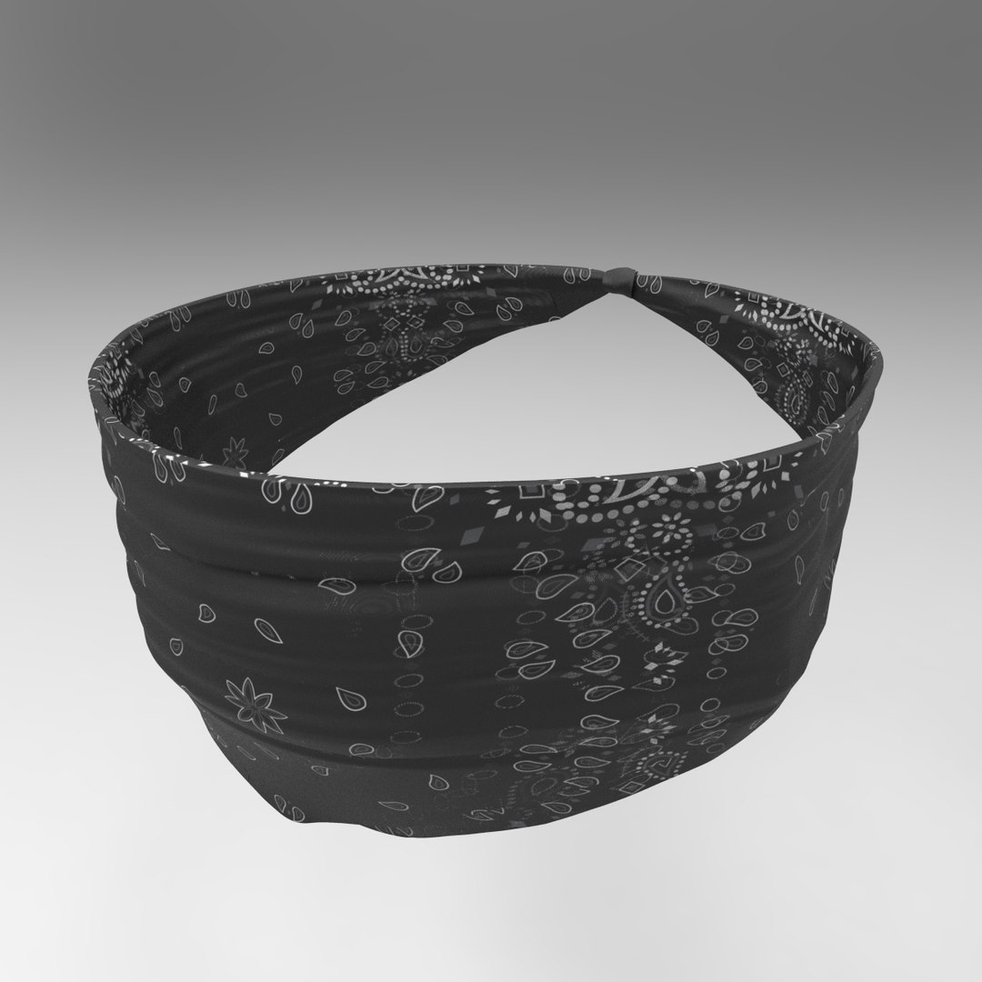 3d Model Bandana Modeled