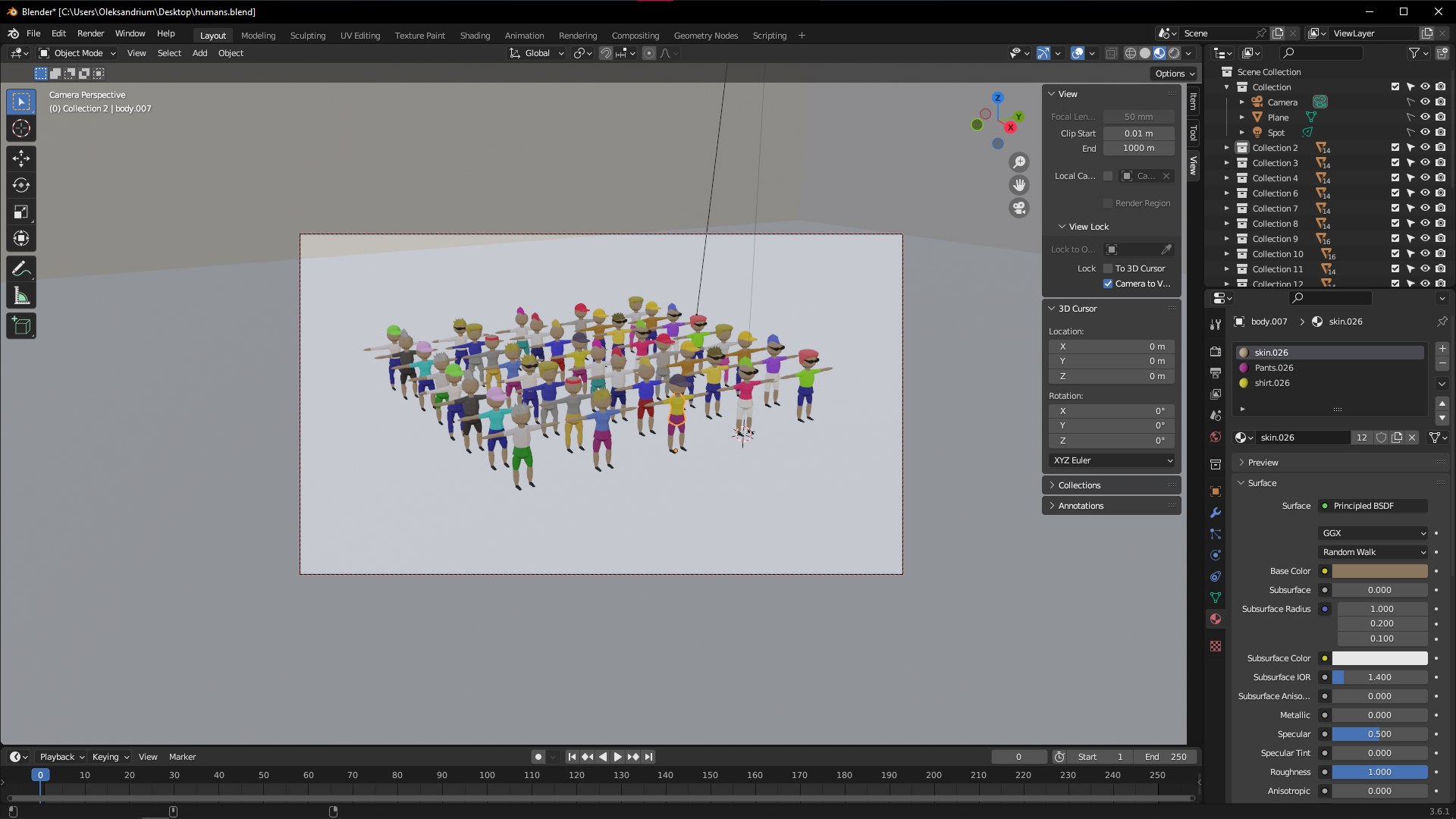 3D Low Poly Humans Fbx And Blend File - TurboSquid 2108059