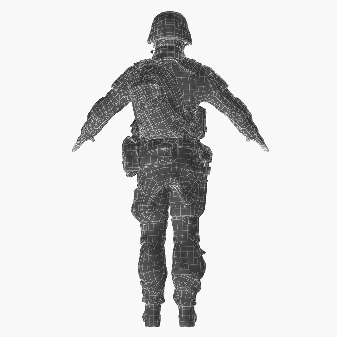 3D Model Pla Chinese Soldier - TurboSquid 1668819