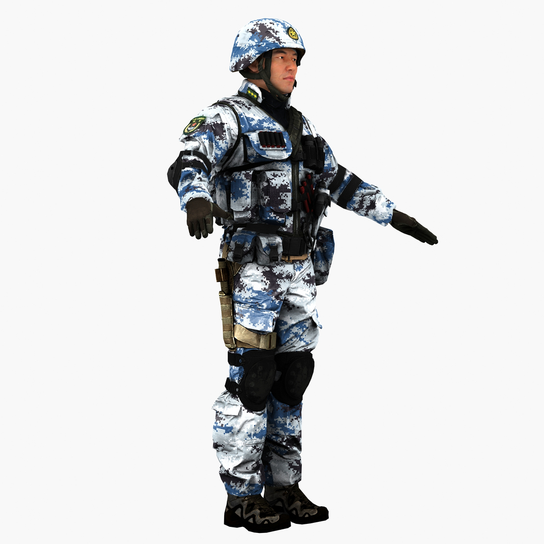 3D model pla chinese soldier - TurboSquid 1668819
