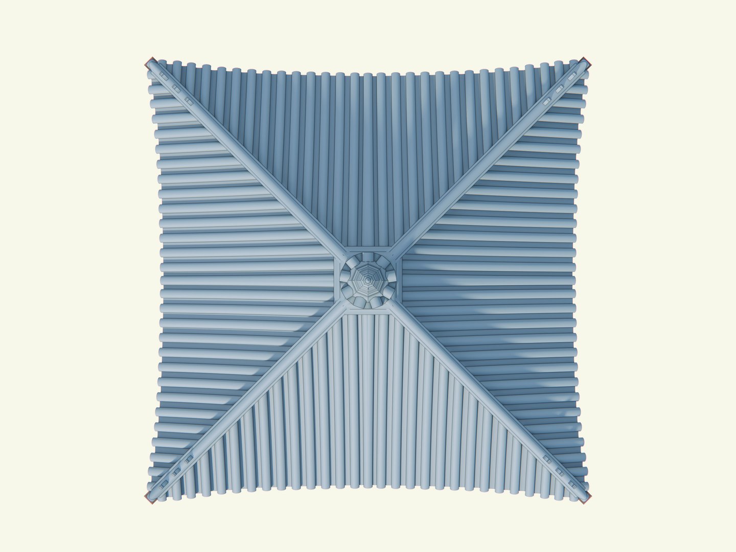 3D Classical Chinese Four-sided Pavilion - TurboSquid 2049057