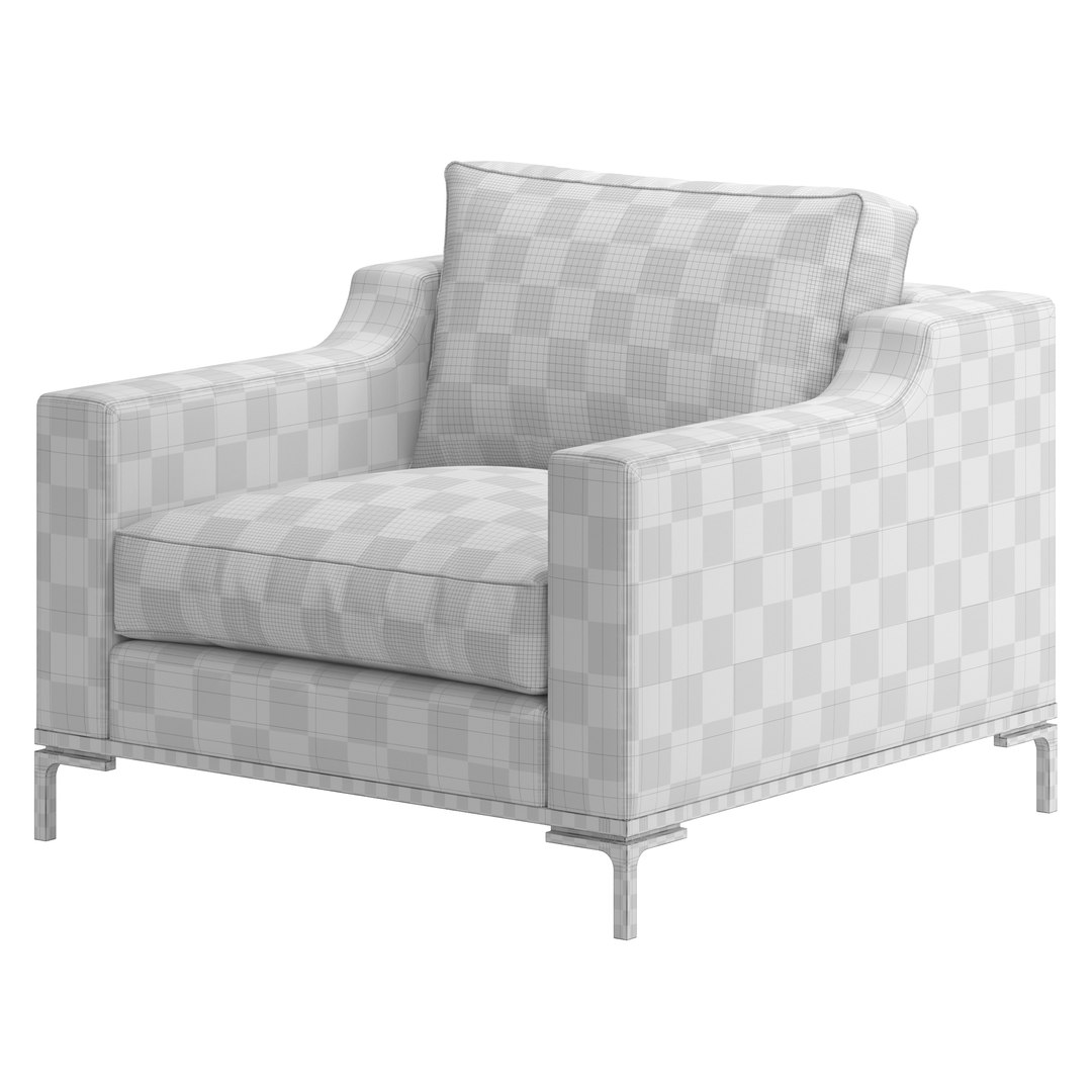 3D Guild Lounge Chair Model - TurboSquid 2312584