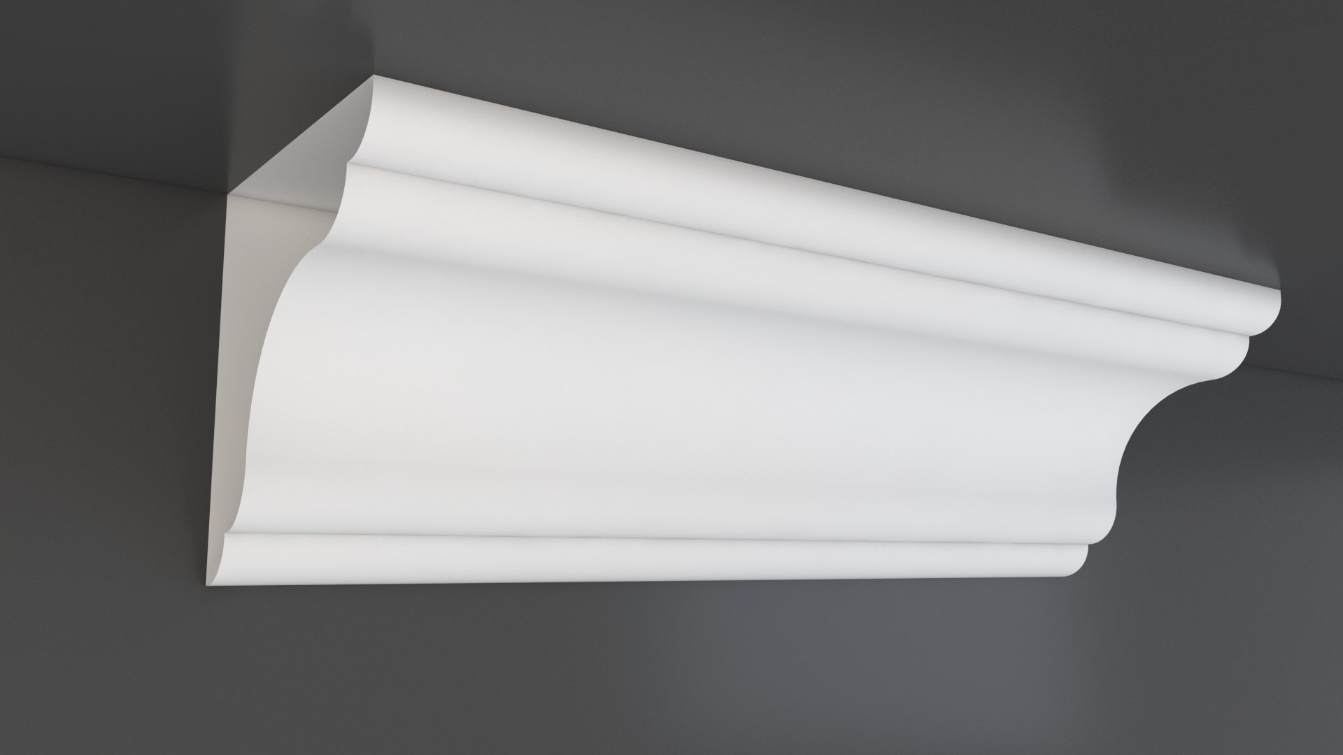 3D model cornice 57 straight - TurboSquid 1515127
