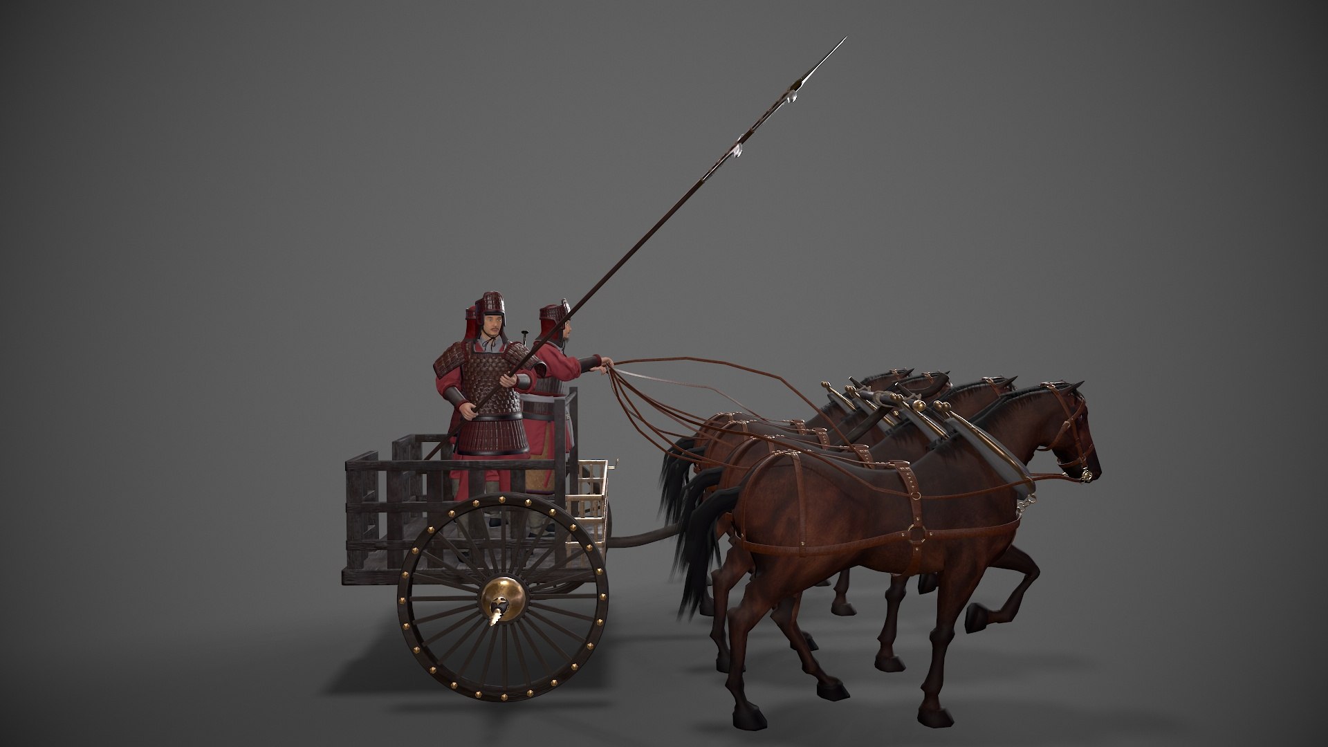 Chariot Model 3D - TurboSquid 2234014