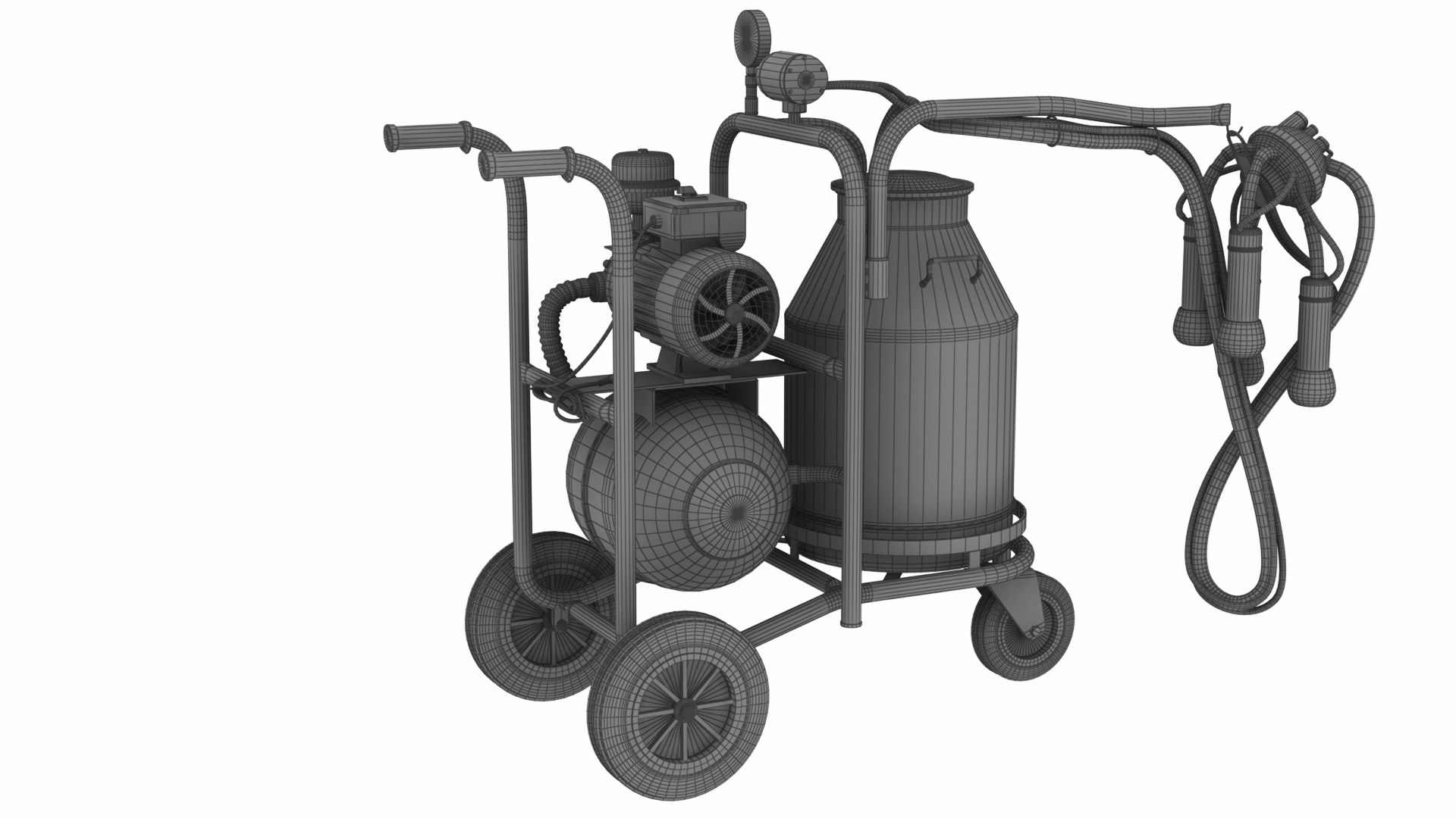 3D Portable Milking Machine 2 Model - TurboSquid 2010991