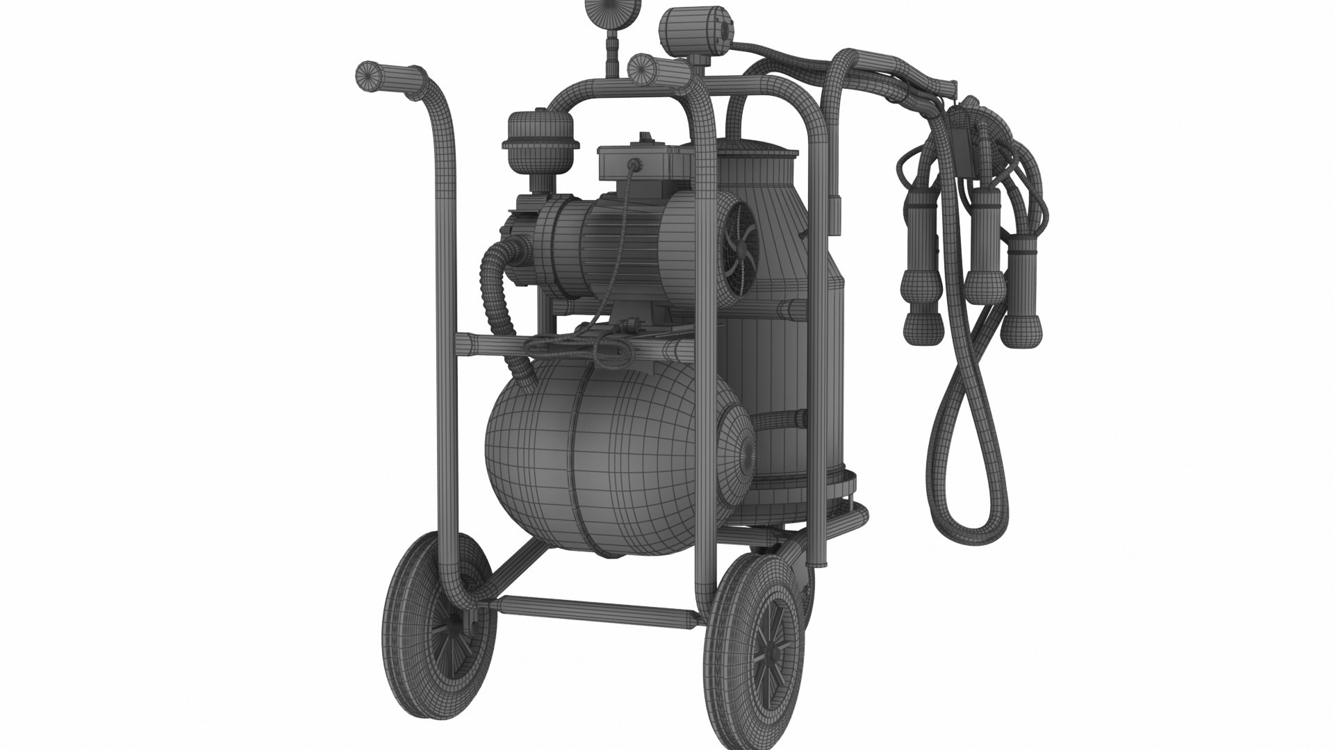 3D Portable Milking Machine 2 Model - TurboSquid 2010991