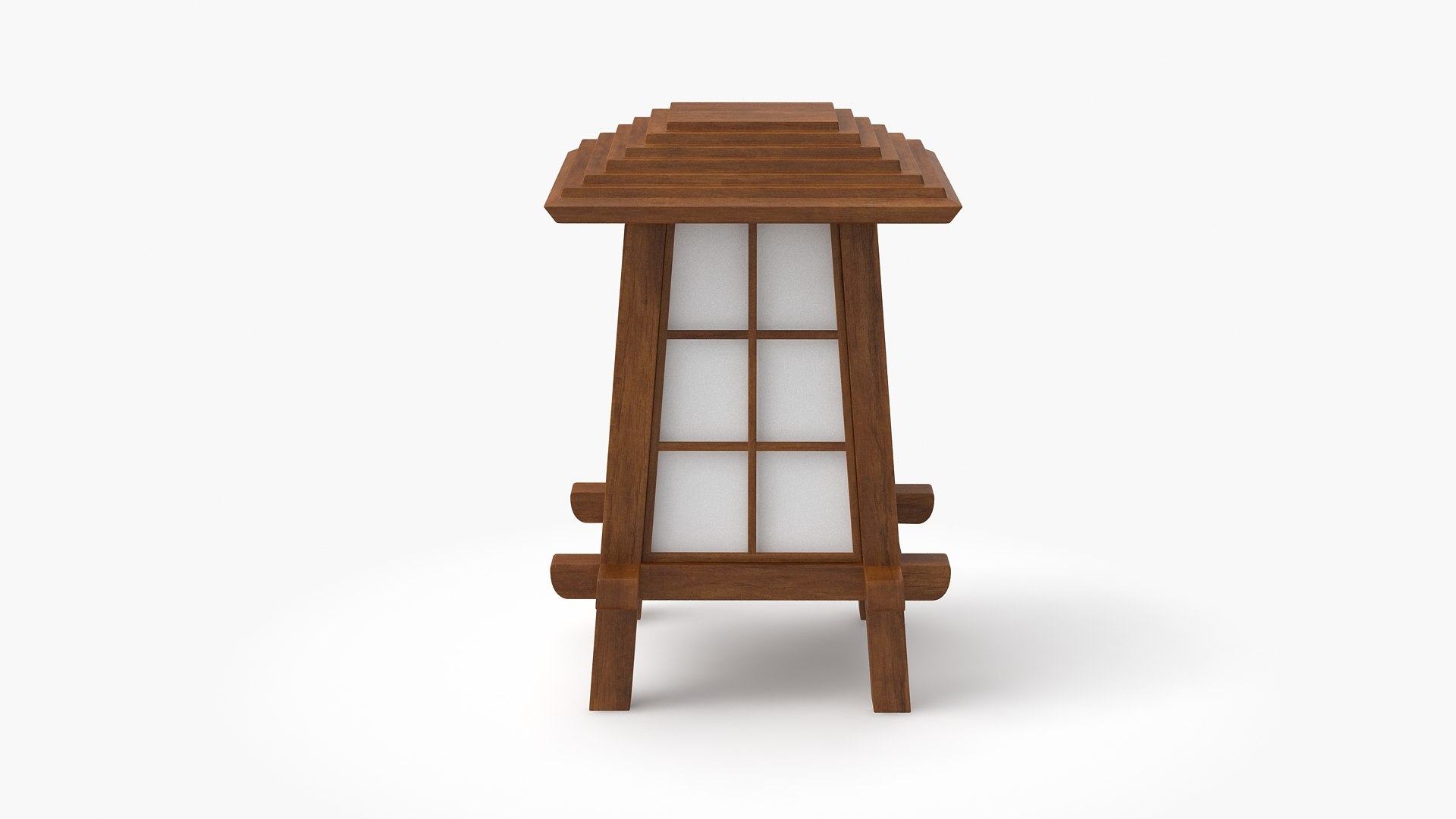 3D Paper Lamp V5 Model - TurboSquid 1895569