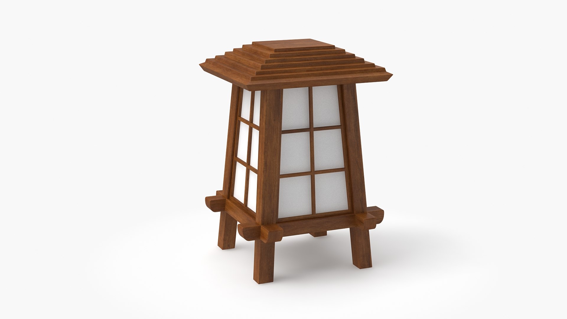 3D Paper Lamp V5 Model - TurboSquid 1895569