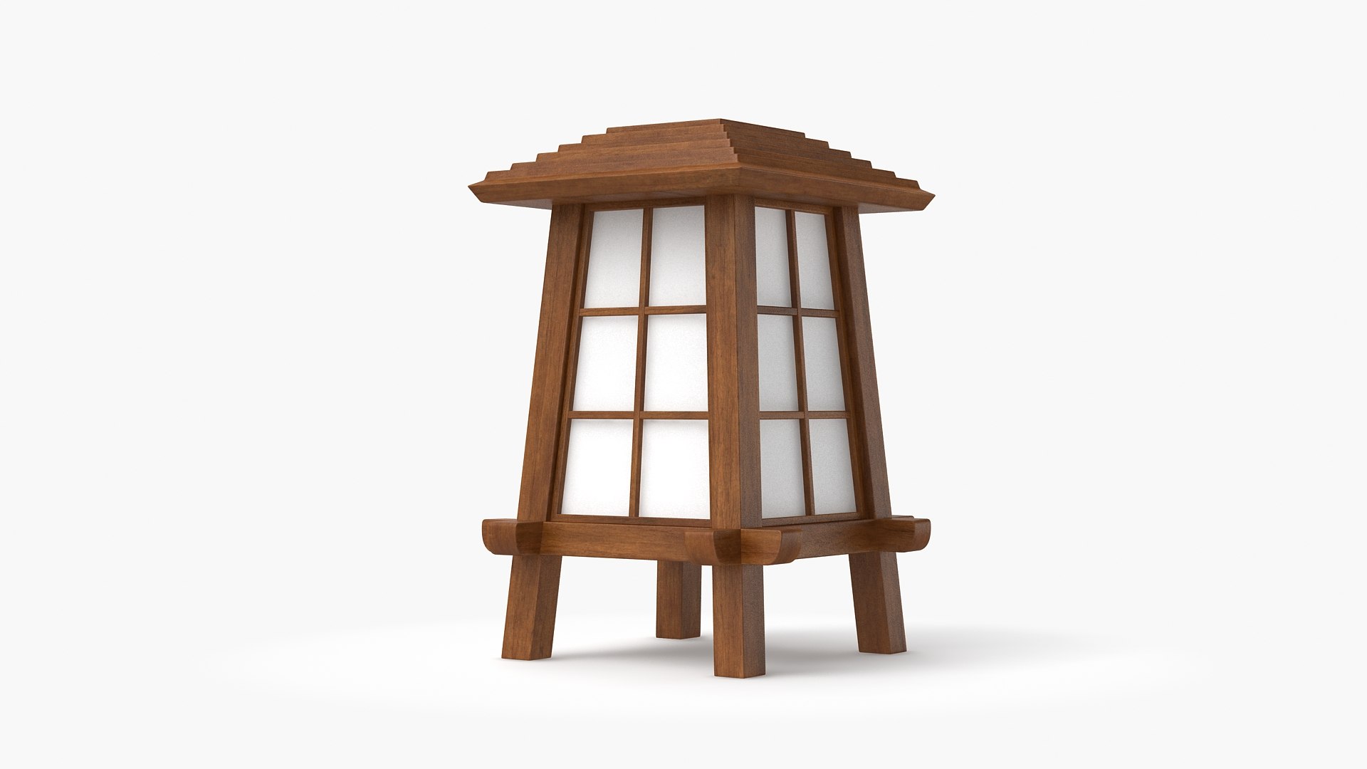 3D Paper Lamp V5 Model - TurboSquid 1895569