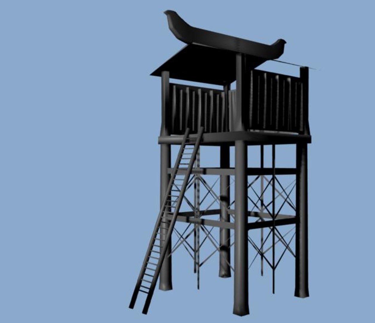 Guard House 3d Model