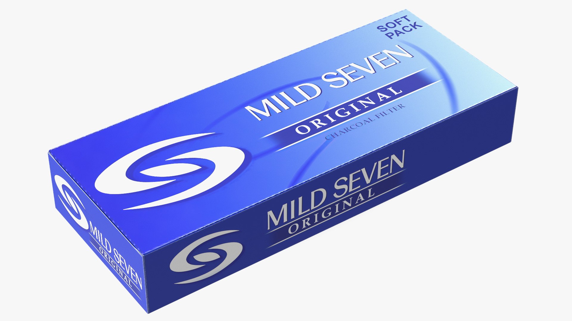 3D model Carton Cigarettes Box Mildseven - TurboSquid 1943661
