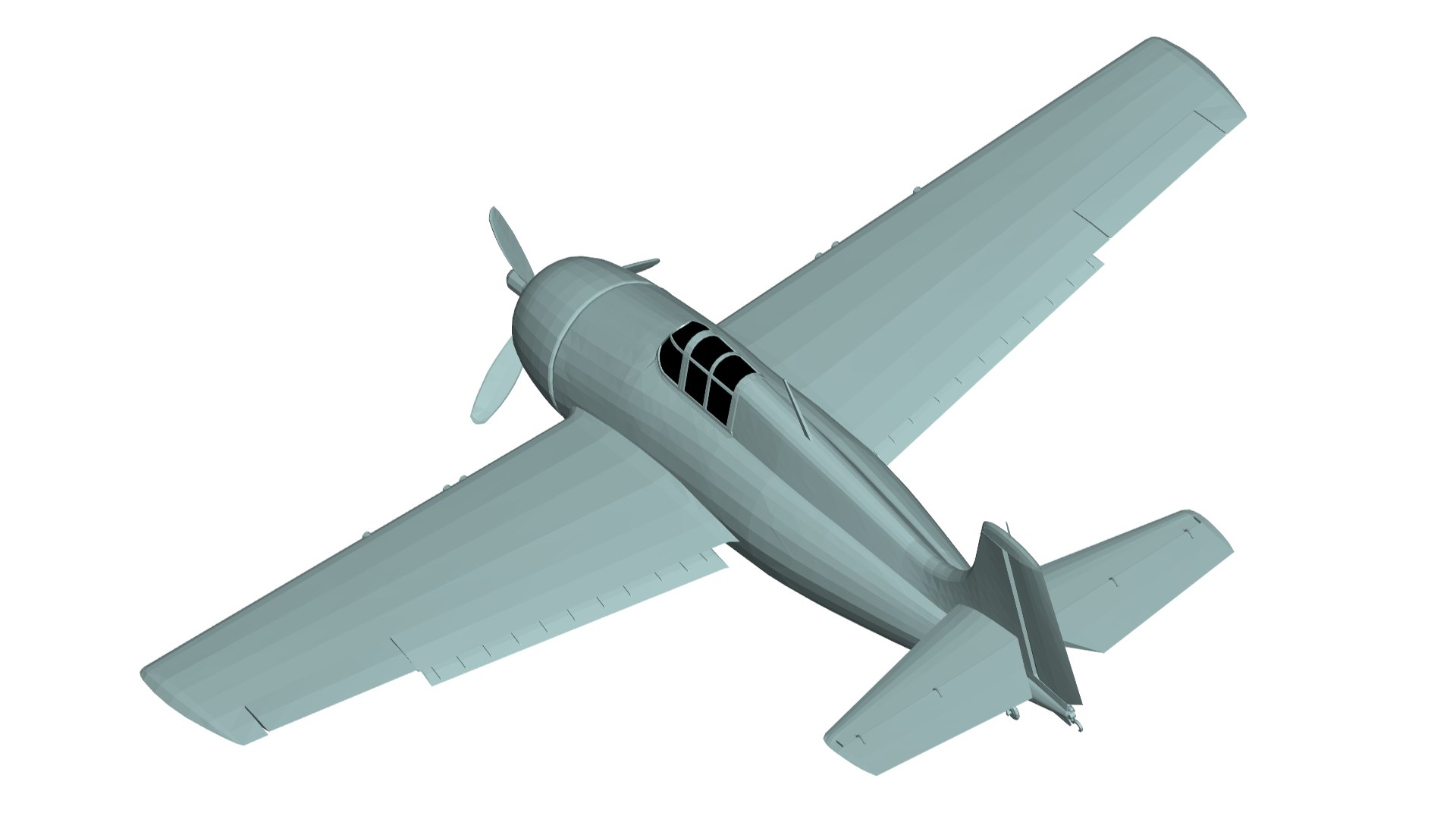 Grumman F4F Wildcat 3D Model - TurboSquid 1985868