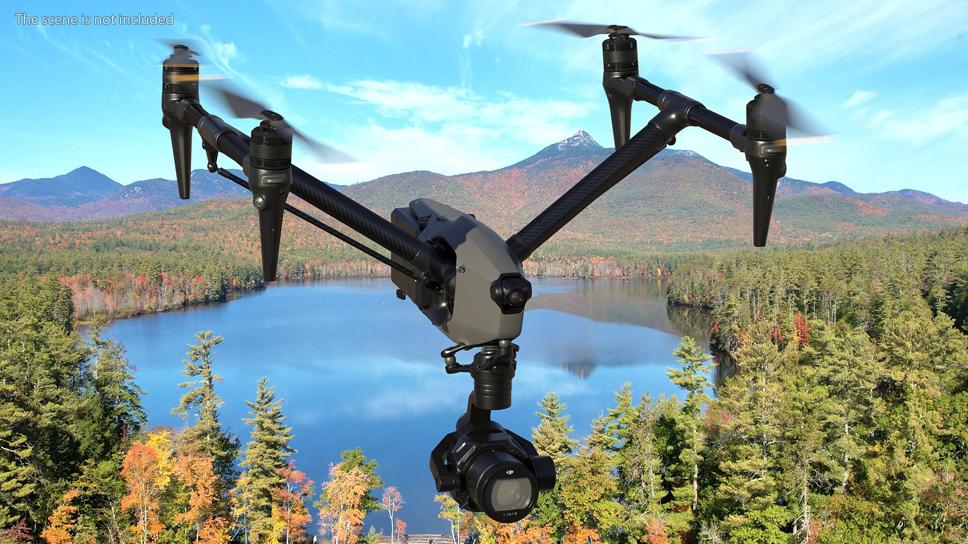 3D DJI Inspires Drone Rigged For Maya - TurboSquid 2123883