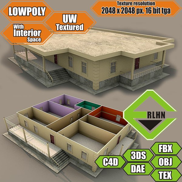 3ds max house interior building