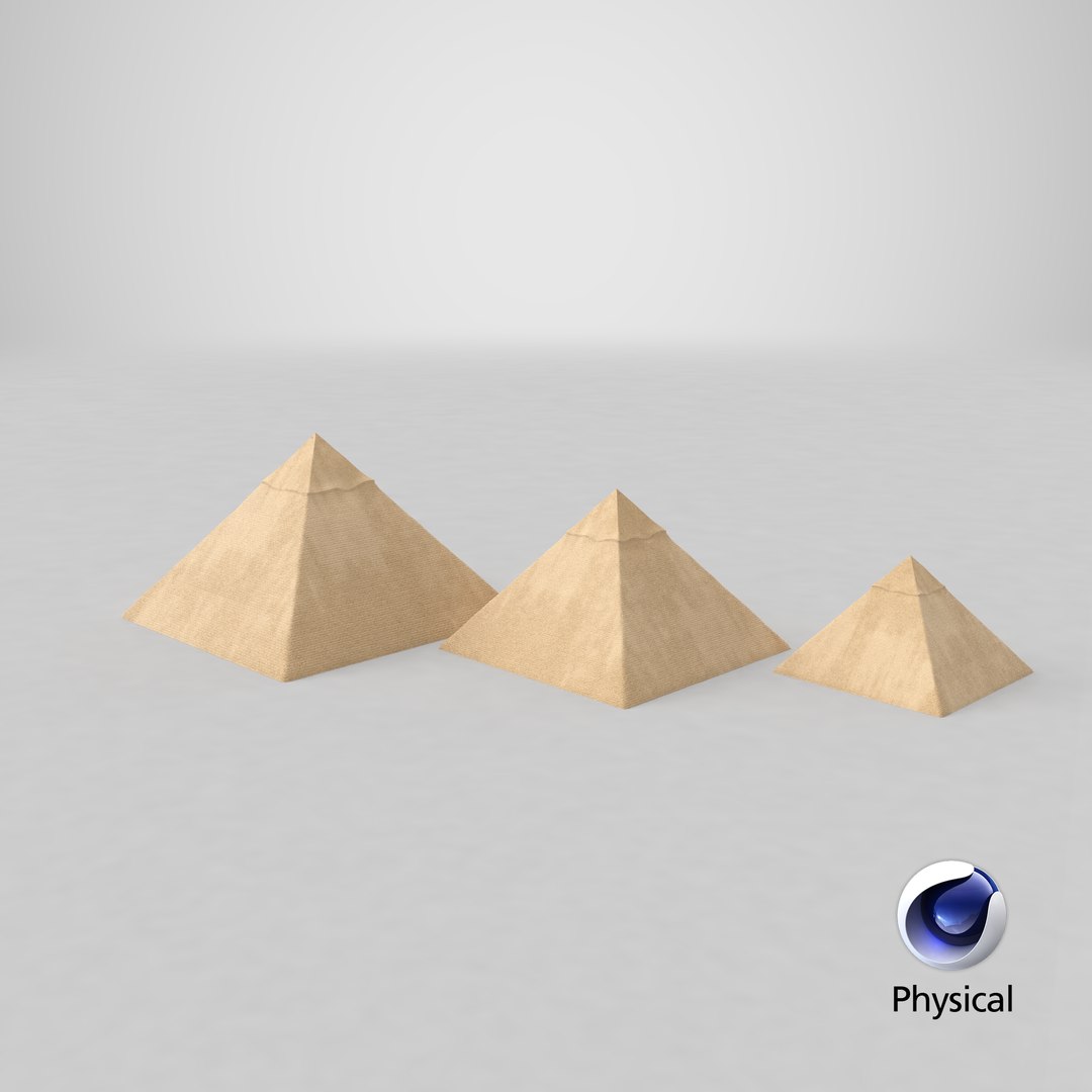Real Great Pyramids Egypt 3D - TurboSquid 1379581