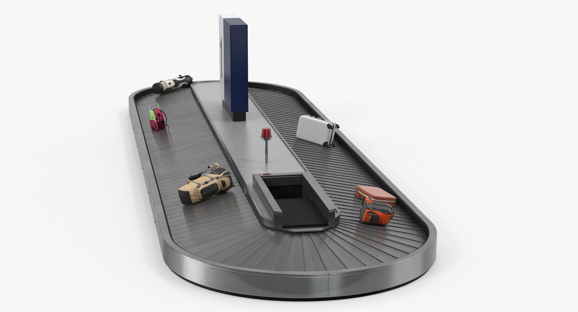 Baggage Claim Conveyor Metal 3D Model - TurboSquid 1274169