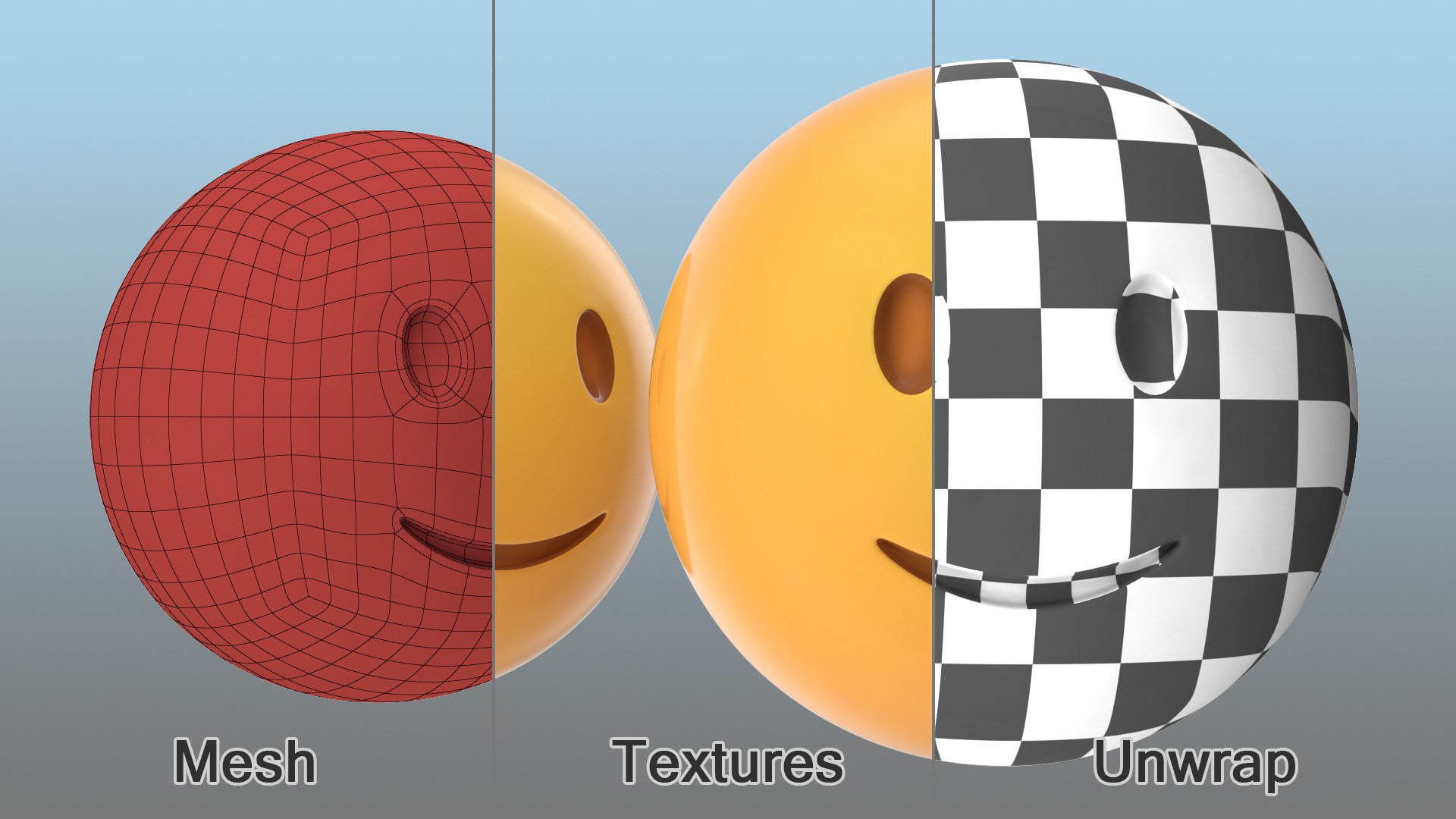 Slightly Smiling Emoji 3D Model - TurboSquid 1534680