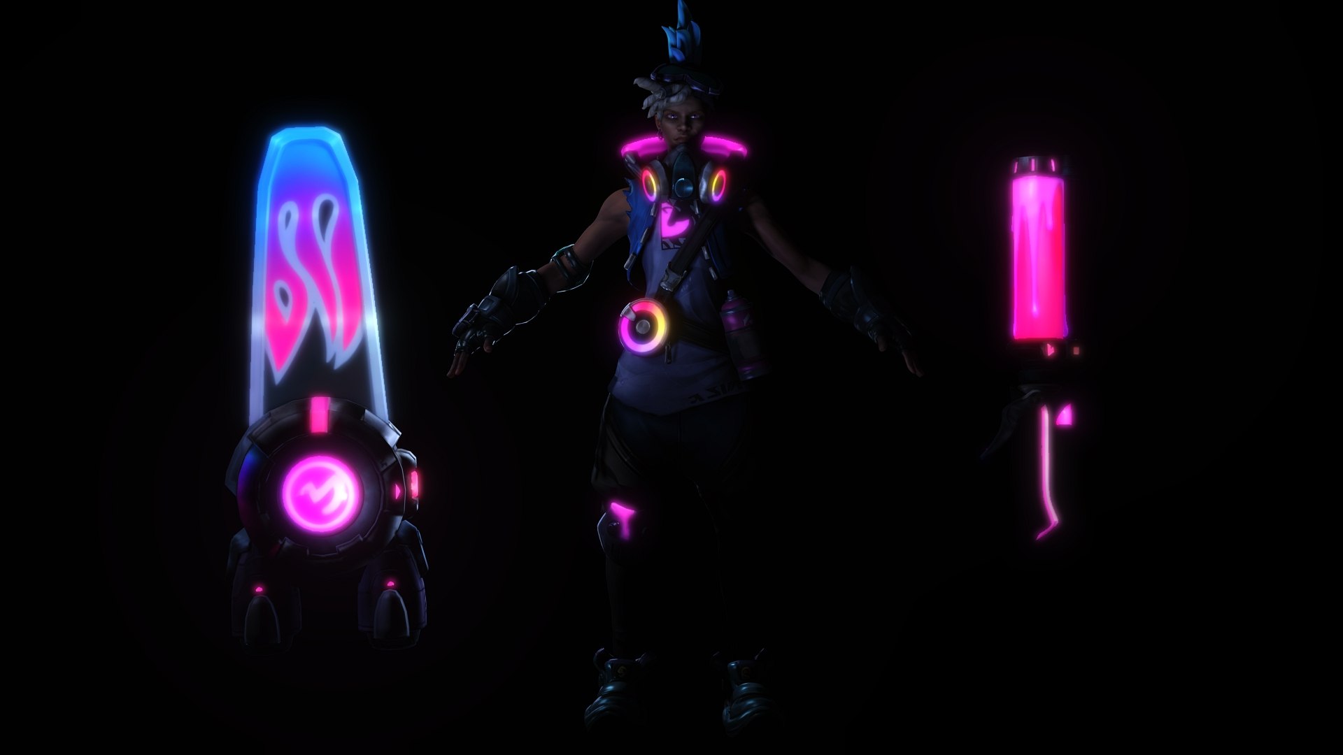 ChromaCrash Ekko - League Of Legends Model - TurboSquid 2329534