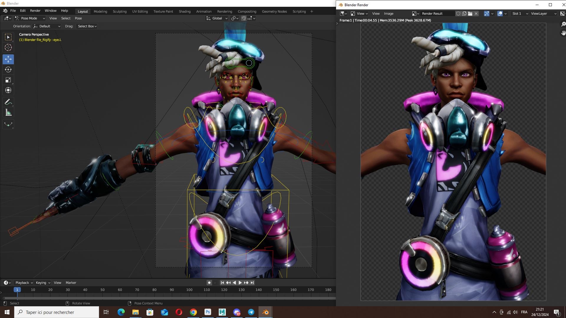 ChromaCrash Ekko - League Of Legends Model - TurboSquid 2329534