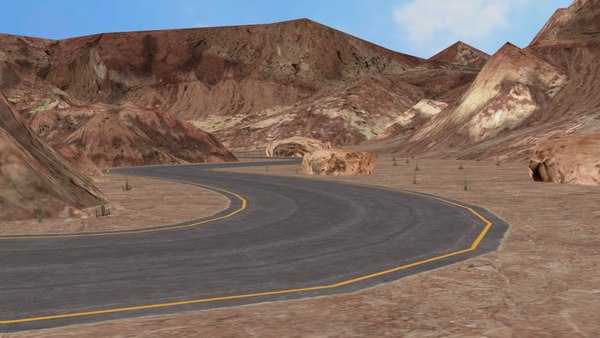 Desert Road FBX Models for Download | TurboSquid