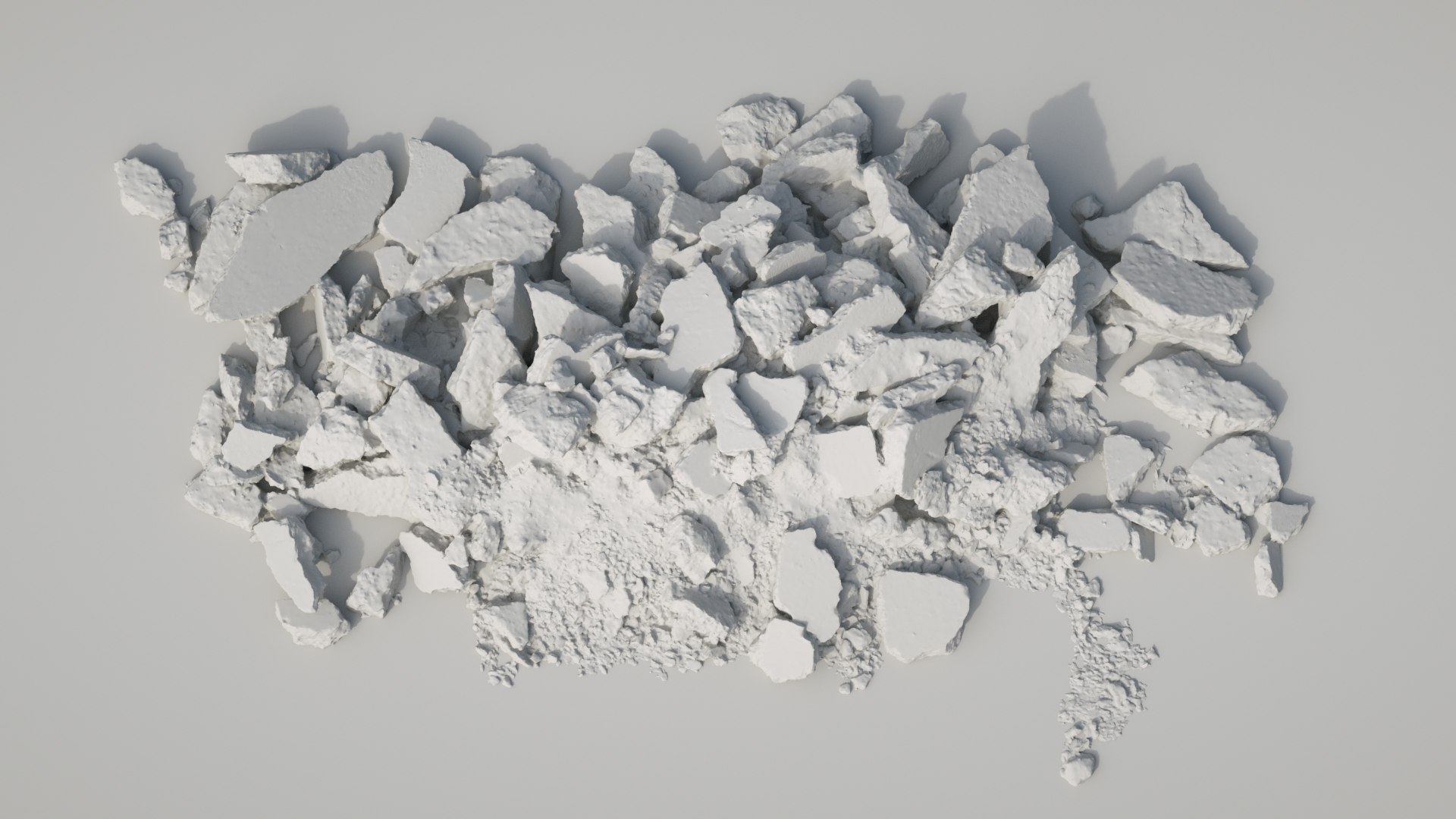 3D Asphalt Rubble Scan Model - TurboSquid 1675460