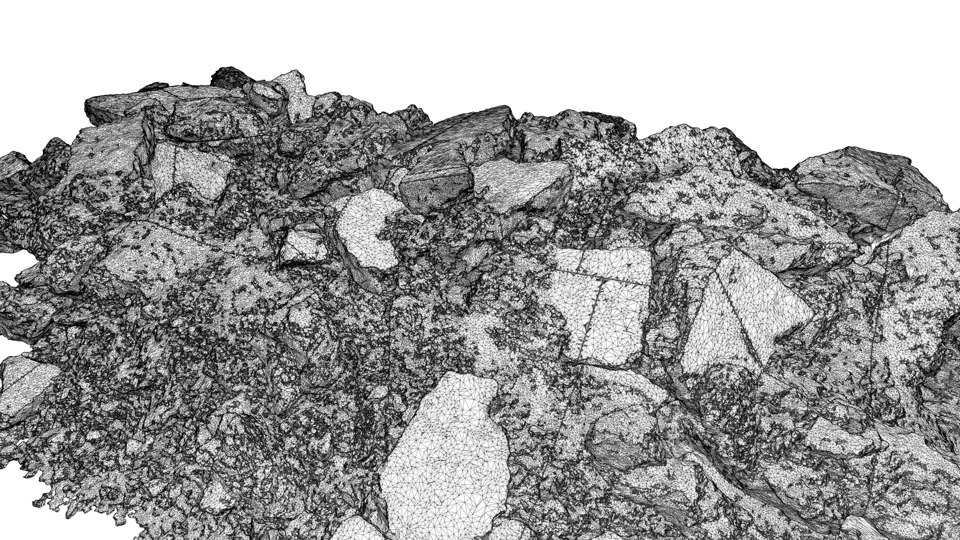 3D Asphalt Rubble Scan Model - TurboSquid 1675460