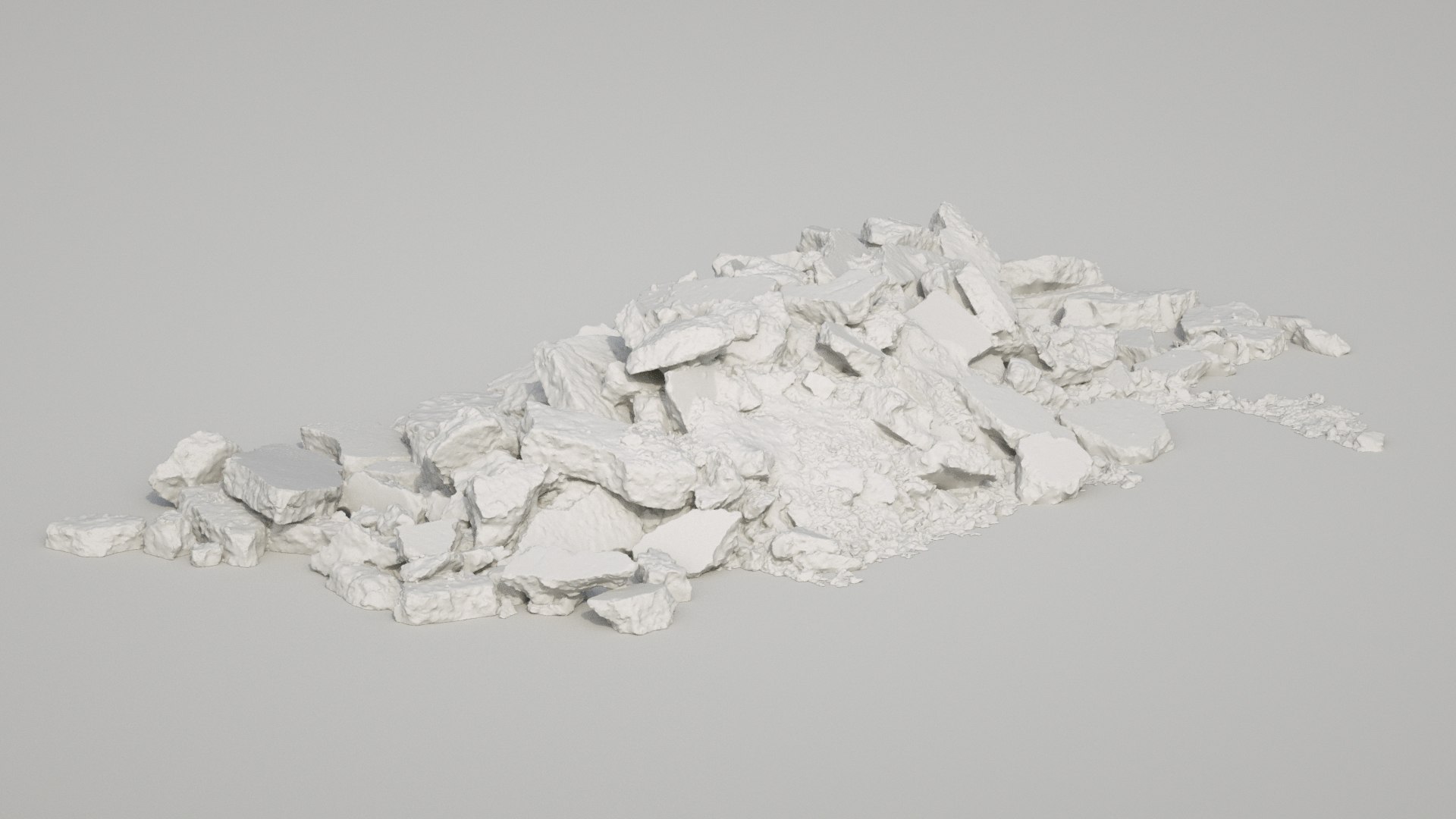 3D Asphalt Rubble Scan Model - TurboSquid 1675460