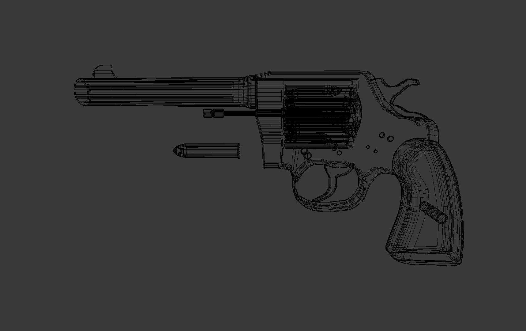 Colt Revolver Gun 3D - TurboSquid 1563825