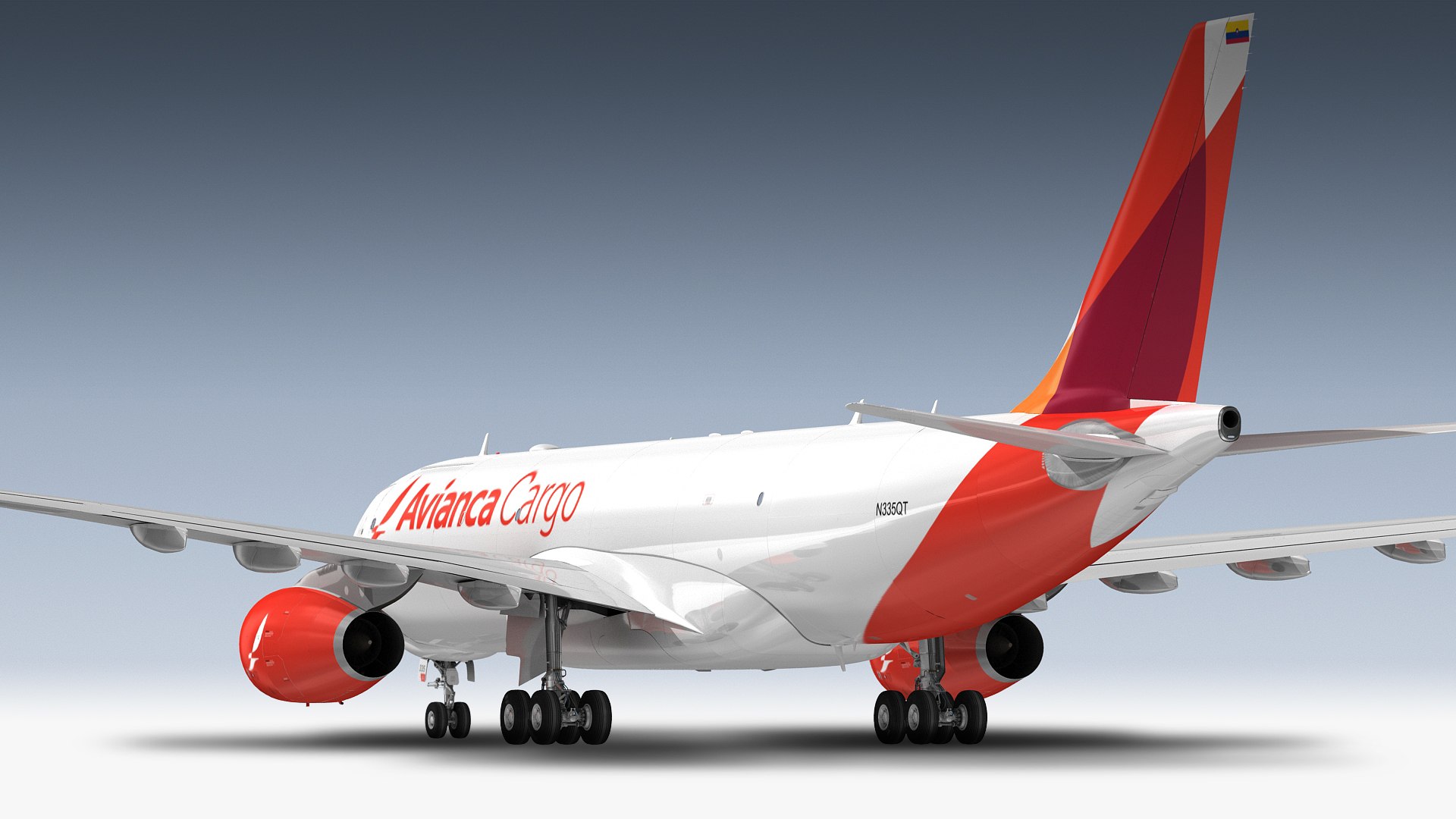 Airbus A330-200F Avianca Cargo 3D model - TurboSquid 2149702