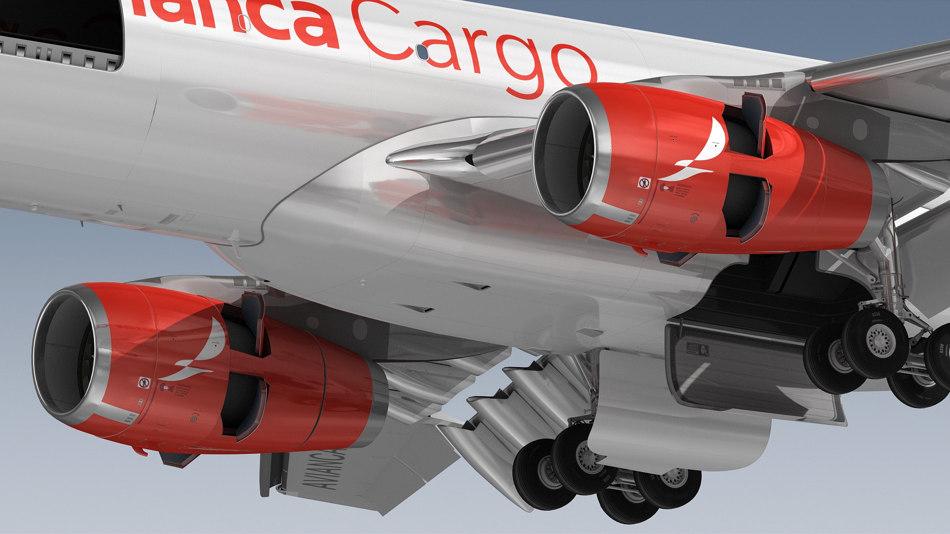 Airbus A330-200F Avianca Cargo 3D model - TurboSquid 2149702