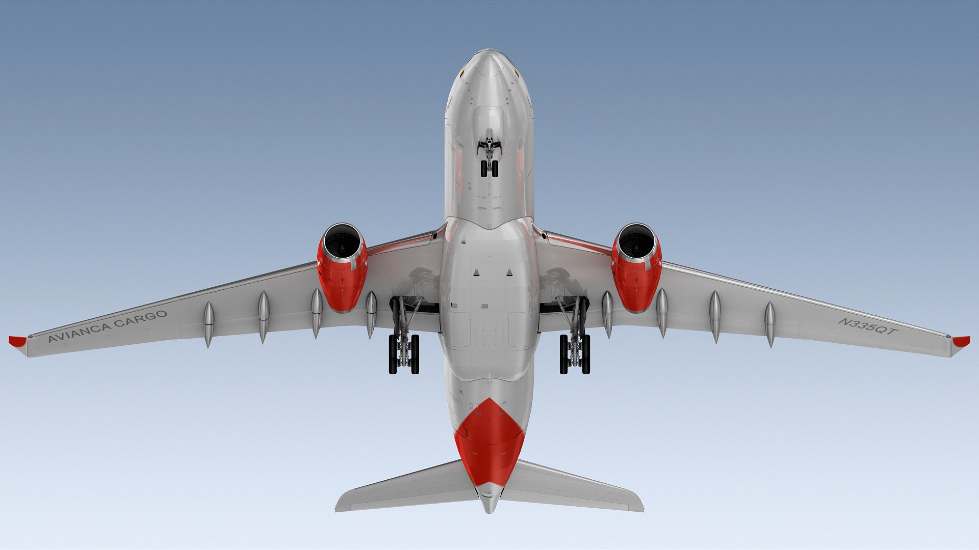 Airbus A330-200F Avianca Cargo 3D model - TurboSquid 2149702